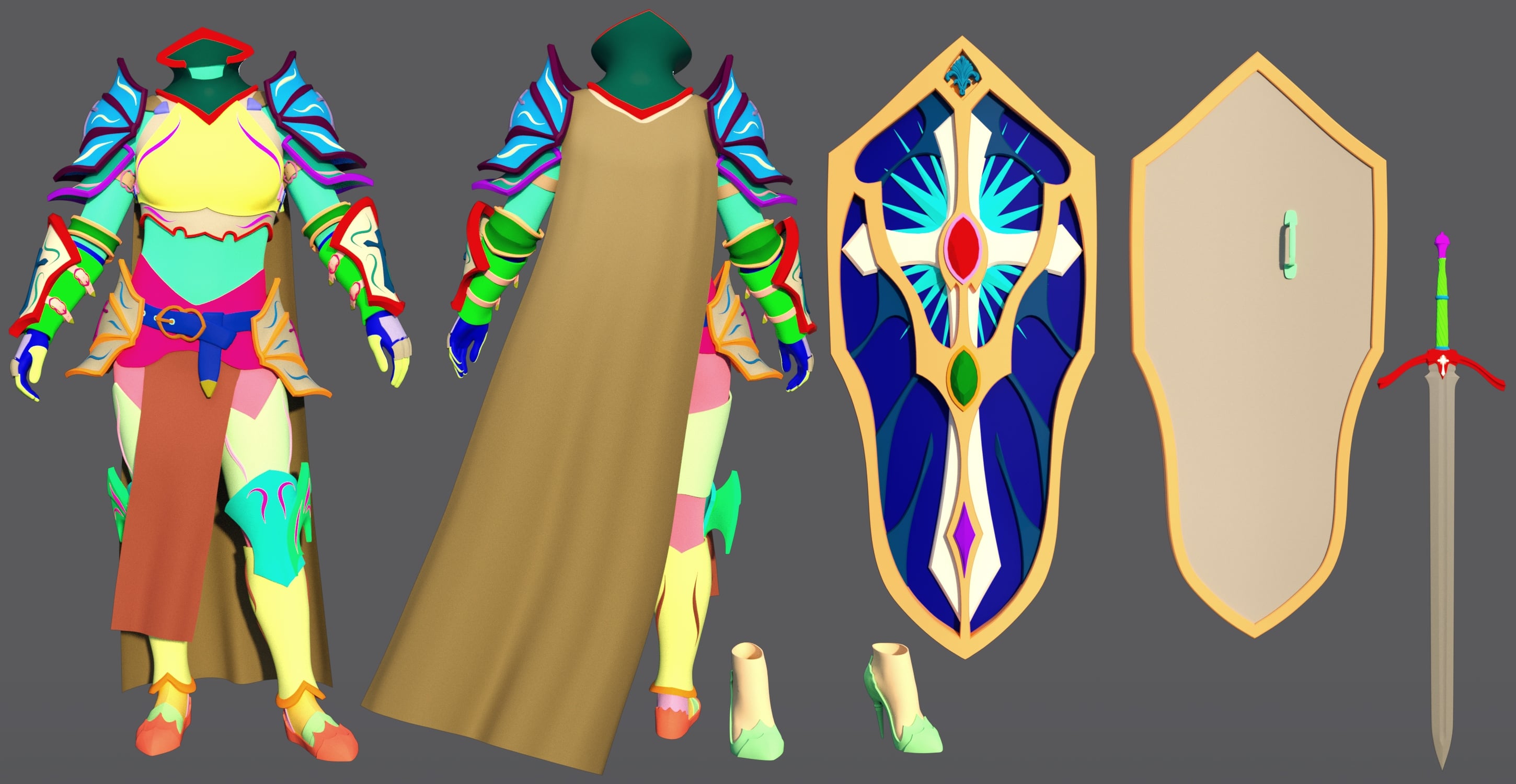ZK dForce Agnus Dei Paladin Armor | Daz 3D