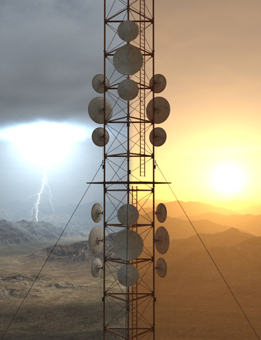 Vertigo Tower HDRI/Skysphere Addon | Daz 3D