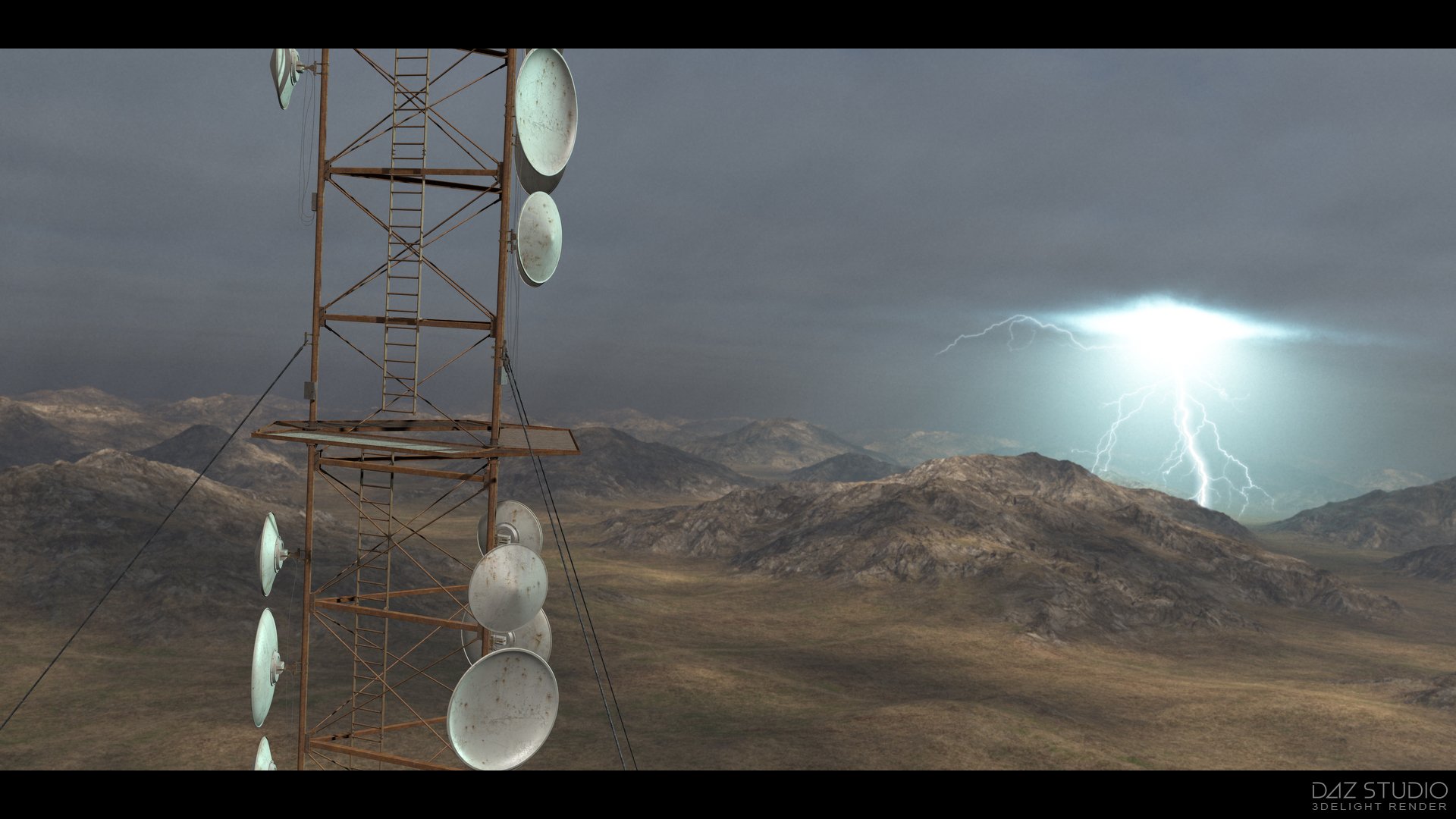 Vertigo Tower HDRI/Skysphere Addon | Daz 3D