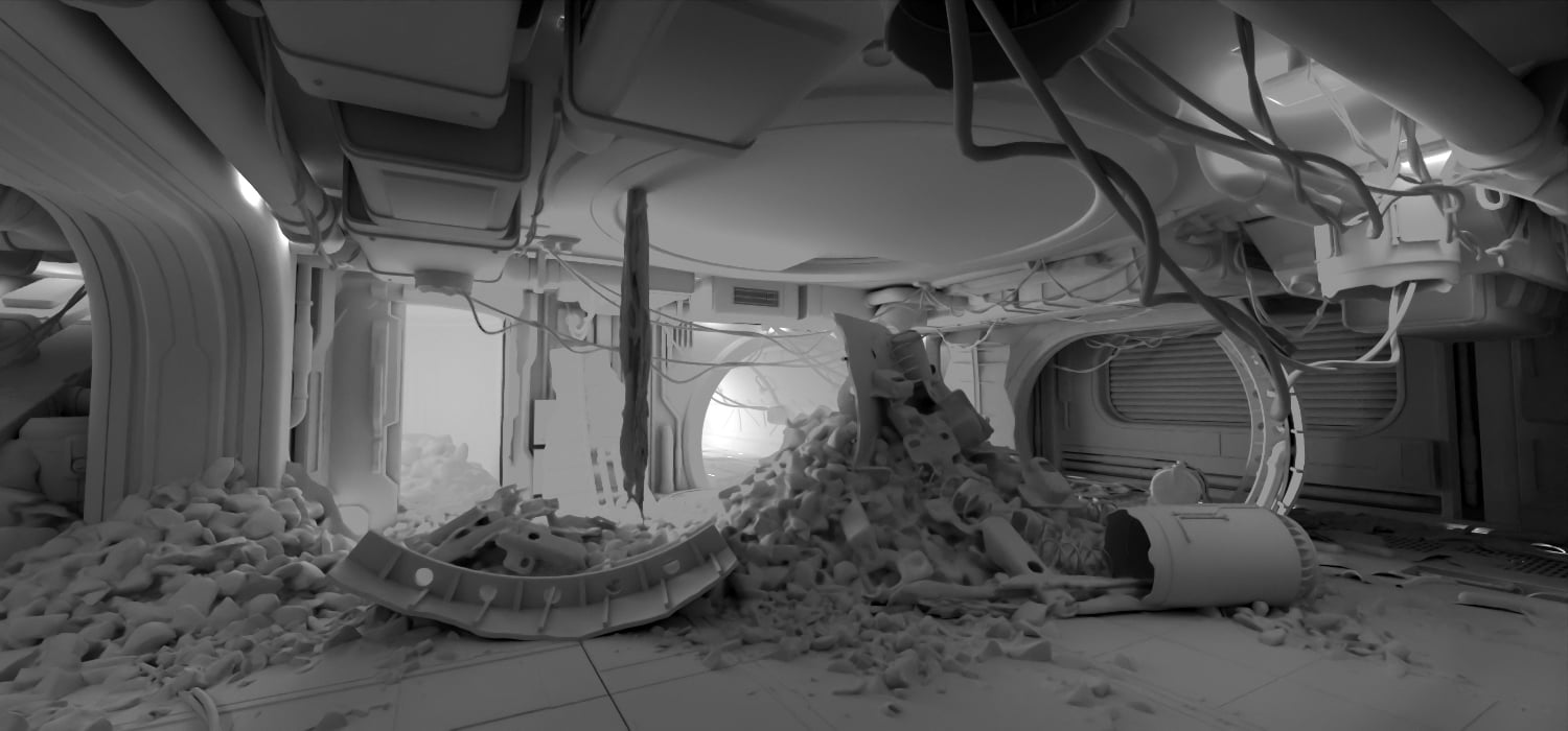 Core Meltdown For Cable Canyon And The Wreckage | Daz 3D