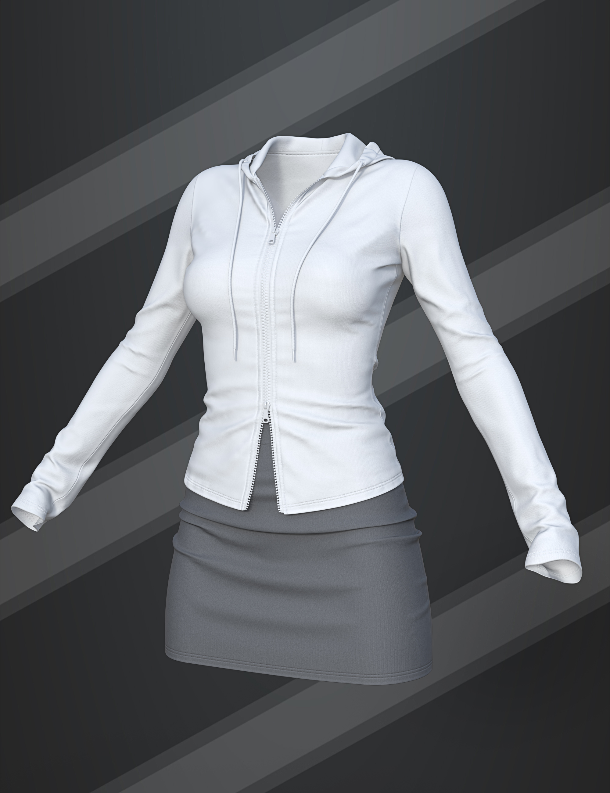 dForce SU Fall Style Suit for Genesis 9, 8.1, and 8 Female | Daz 3D