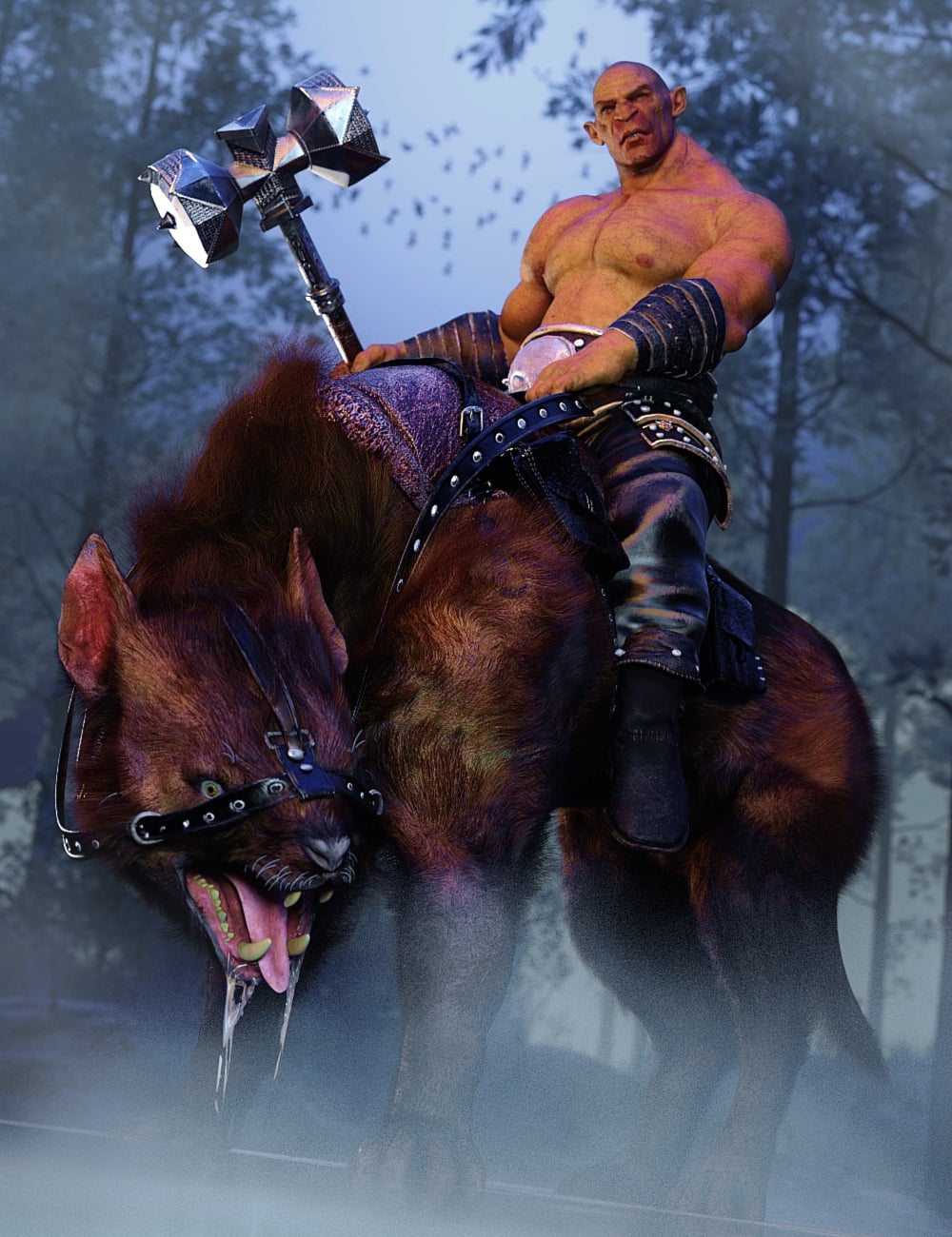 Orcs 9 HD Add-On Bundle | Daz 3D