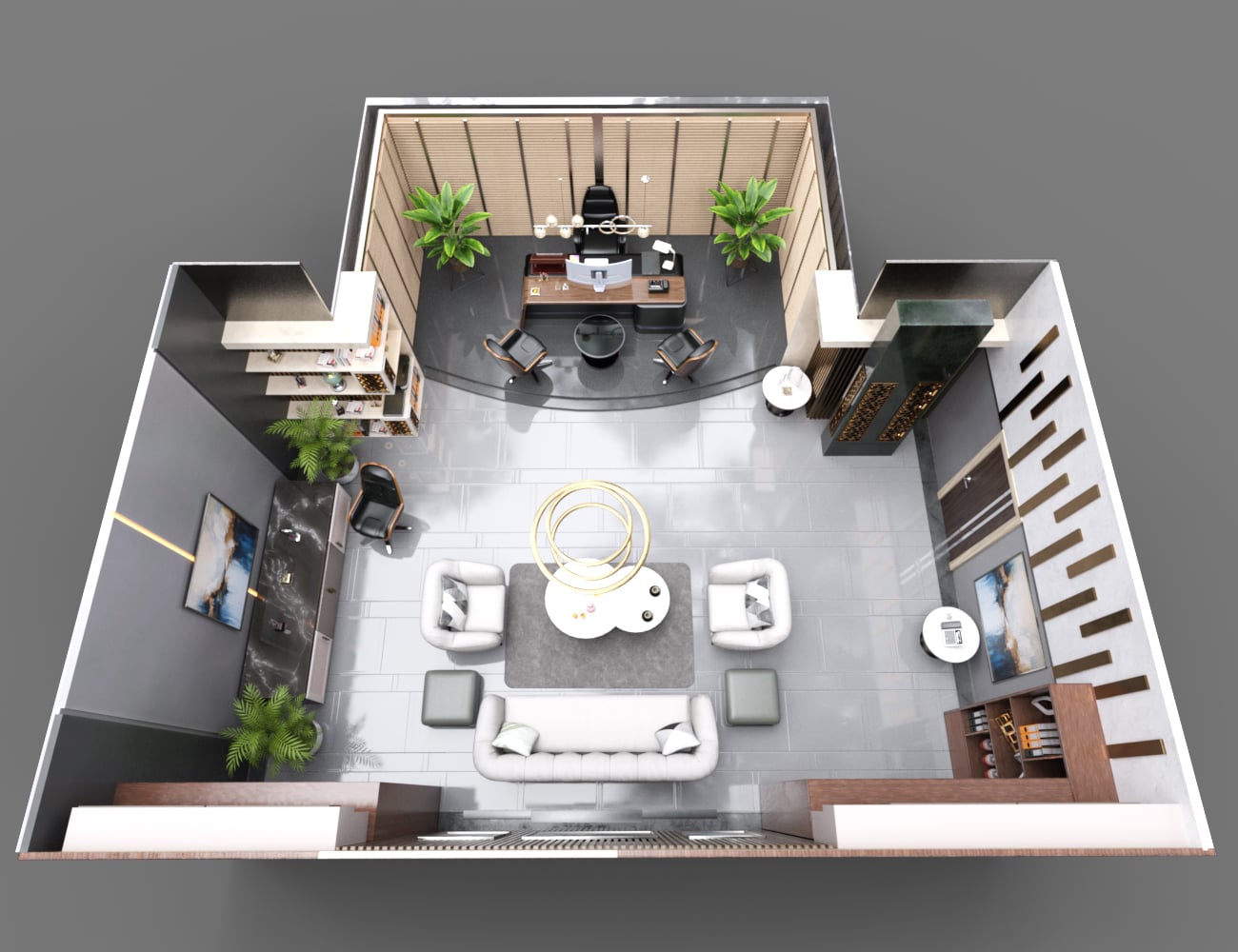 XI Modern Office Cabin | Daz 3D