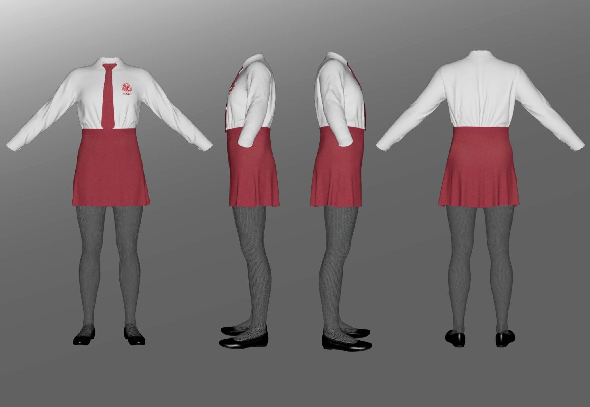 FG School Uniform | Daz 3D