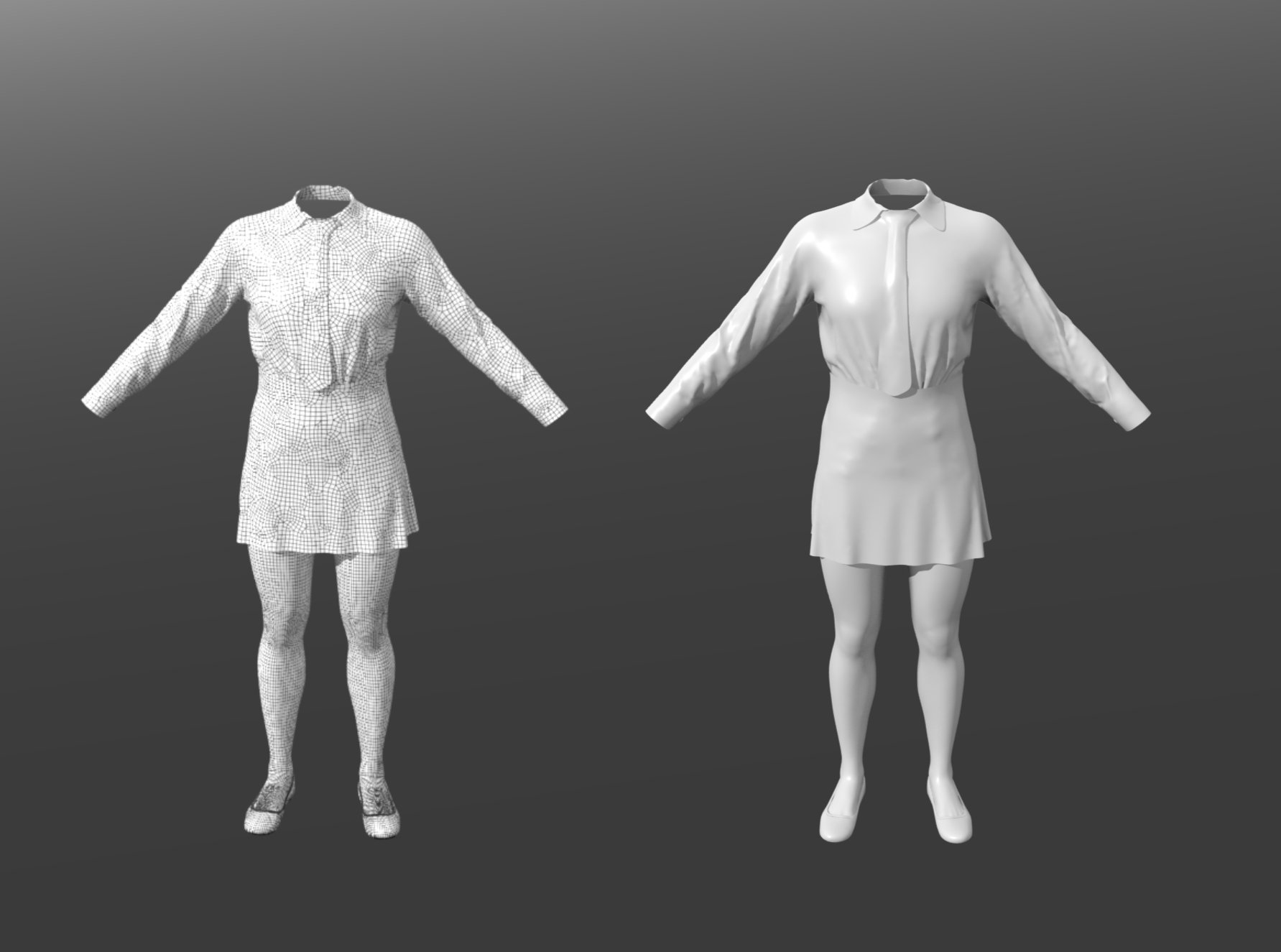 FG School Uniform | Daz 3D