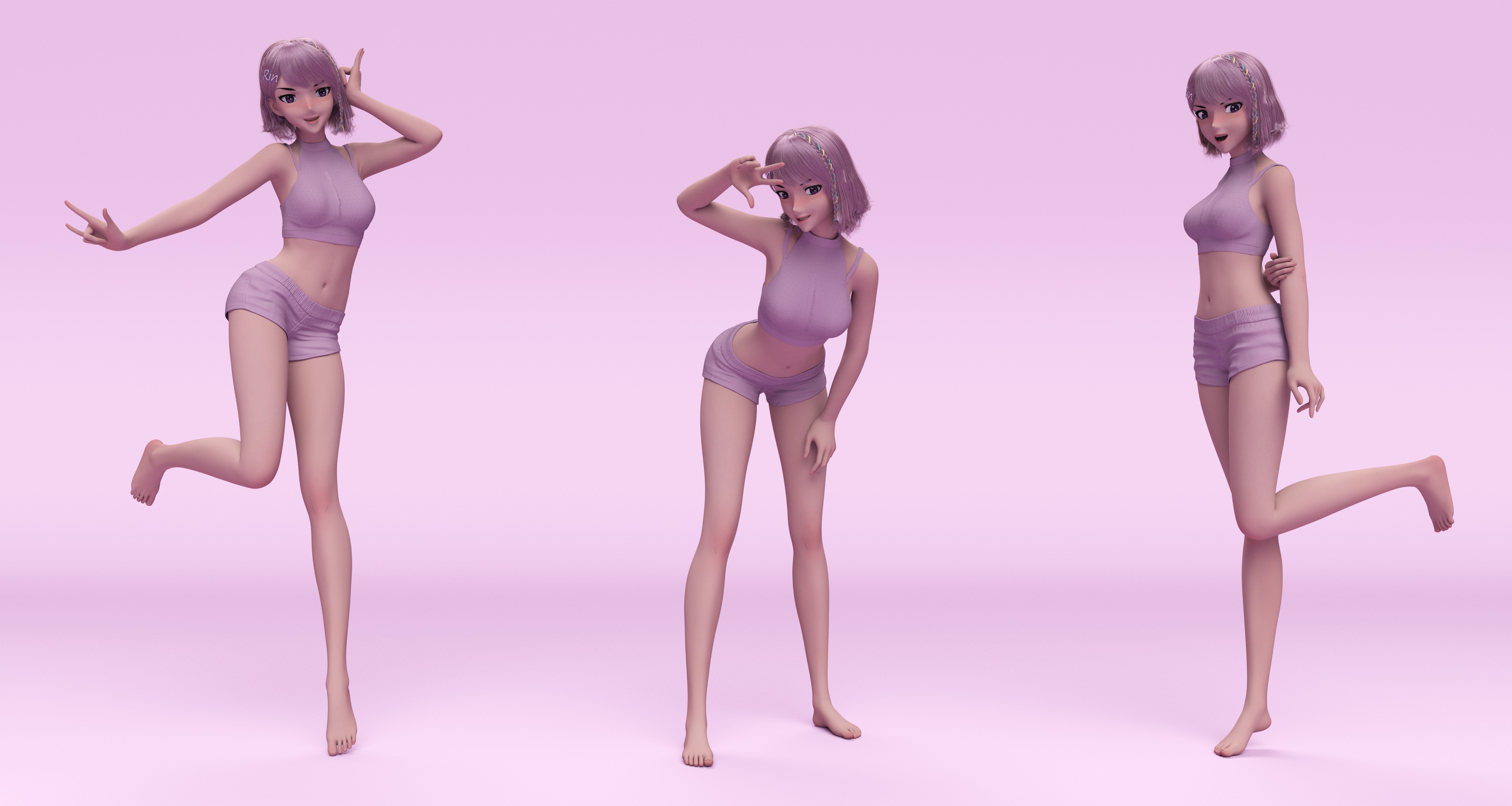 Animated Motion Poses for Genesis 9 Toon & Genesis 8 Female | Daz 3D