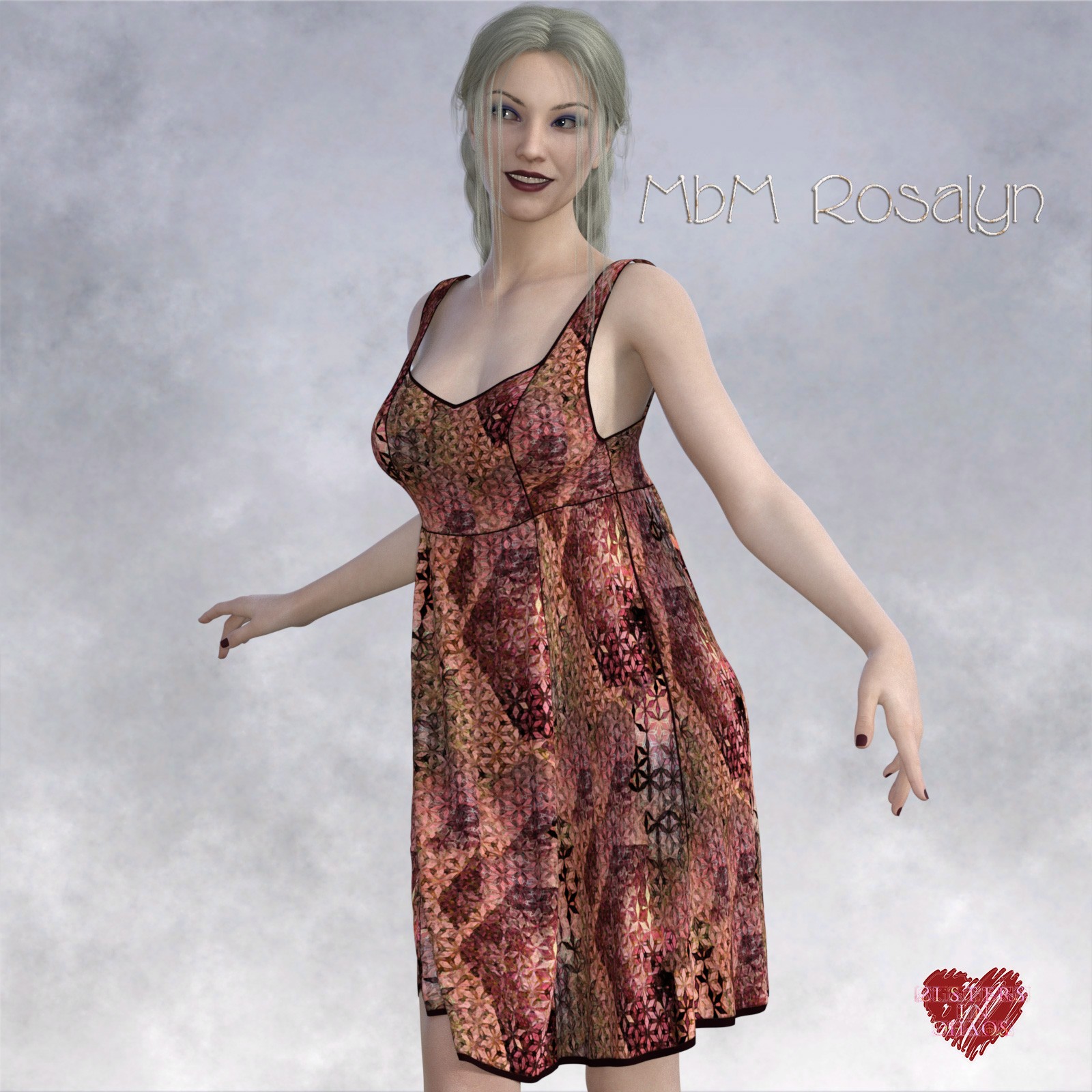 SIC Mandy Dress for G8xF | Daz 3D