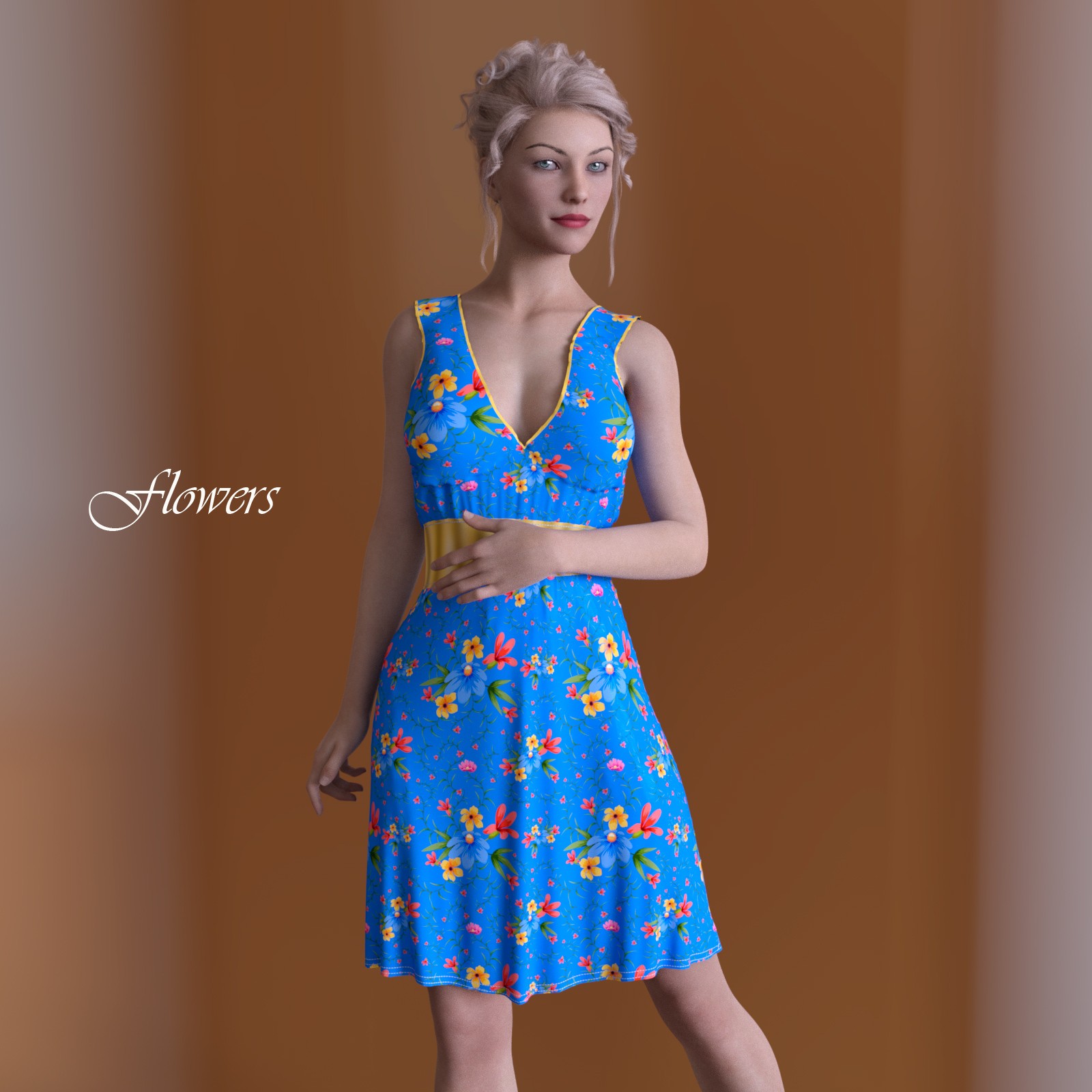 SIC Mia Sun Dress for G8xF | Daz 3D