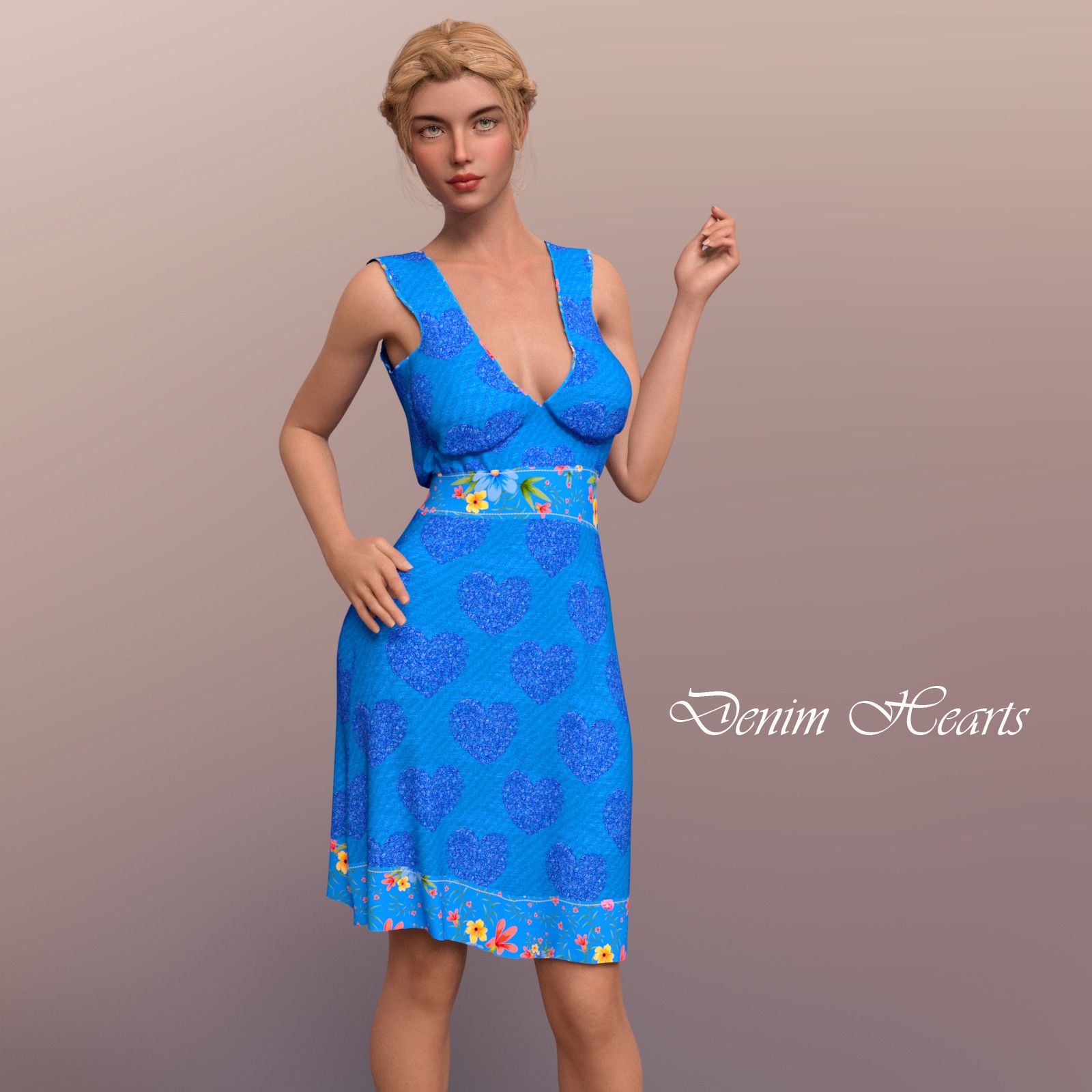 SIC Mia Sun Dress for G8xF | Daz 3D