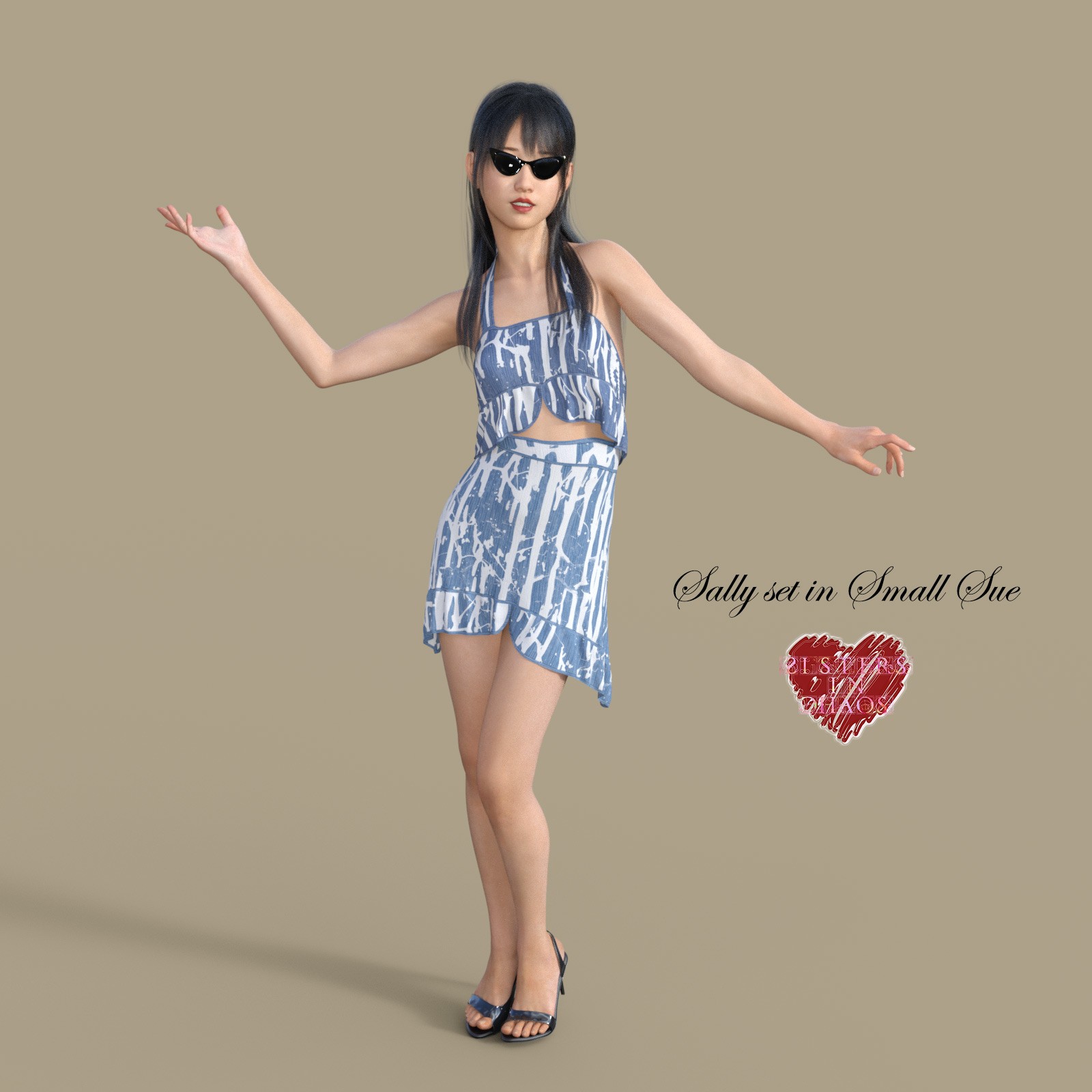 Sally Set for Genesis 8.x Females | Daz 3D