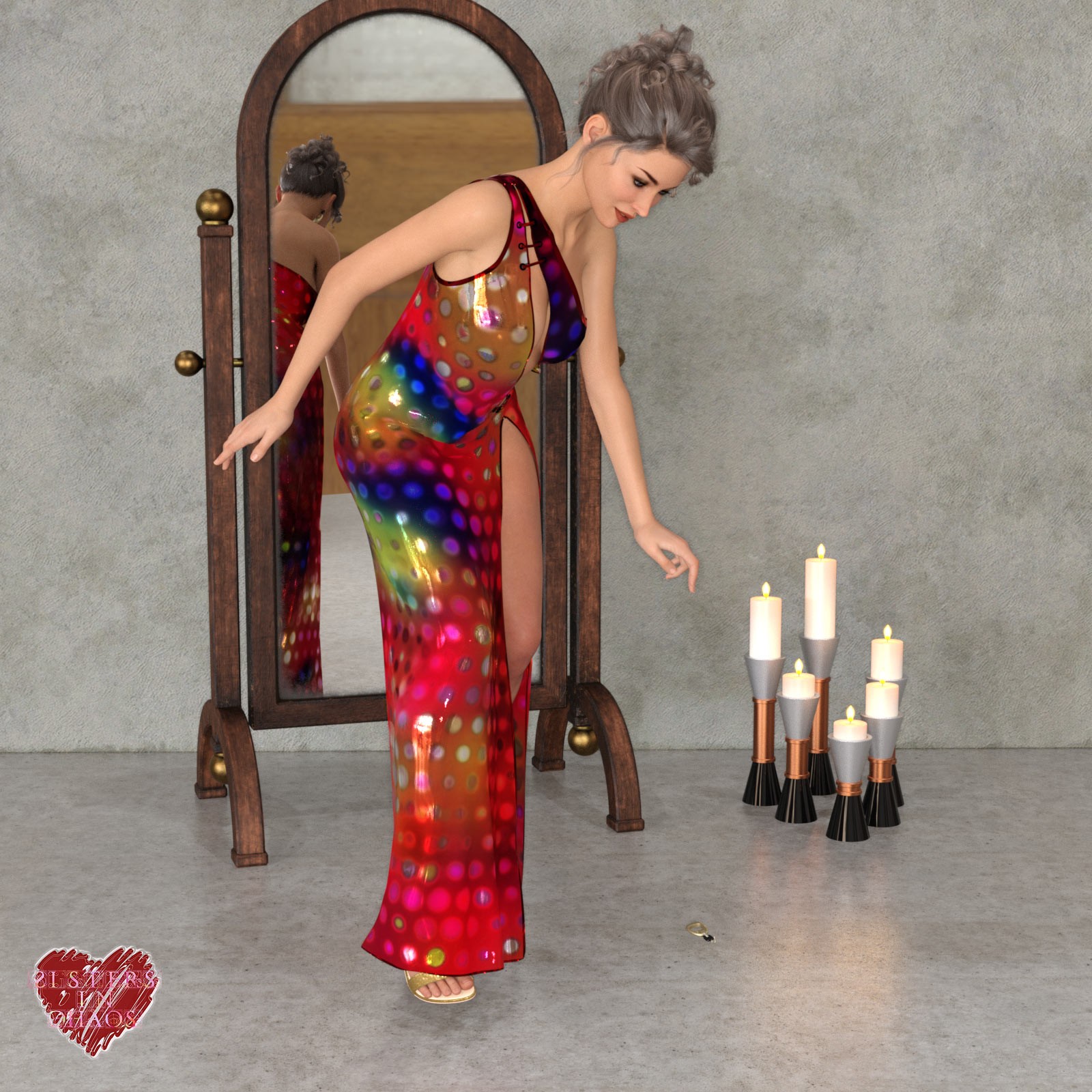 SIC Shine On for Lilith Gown G8xF | Daz 3D