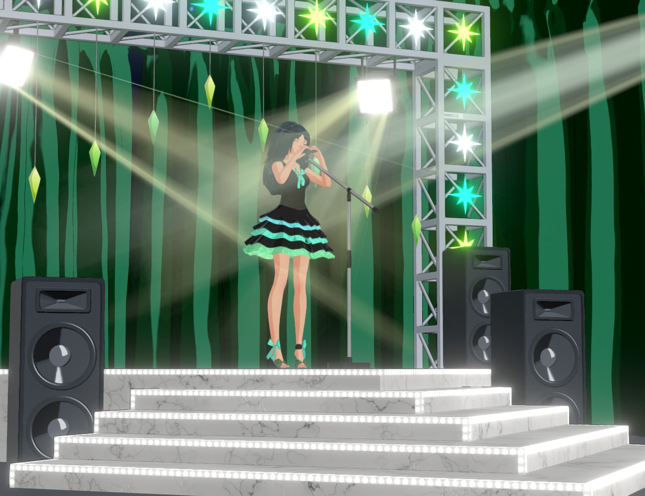 Toon Stage Construction Kit | Daz 3D