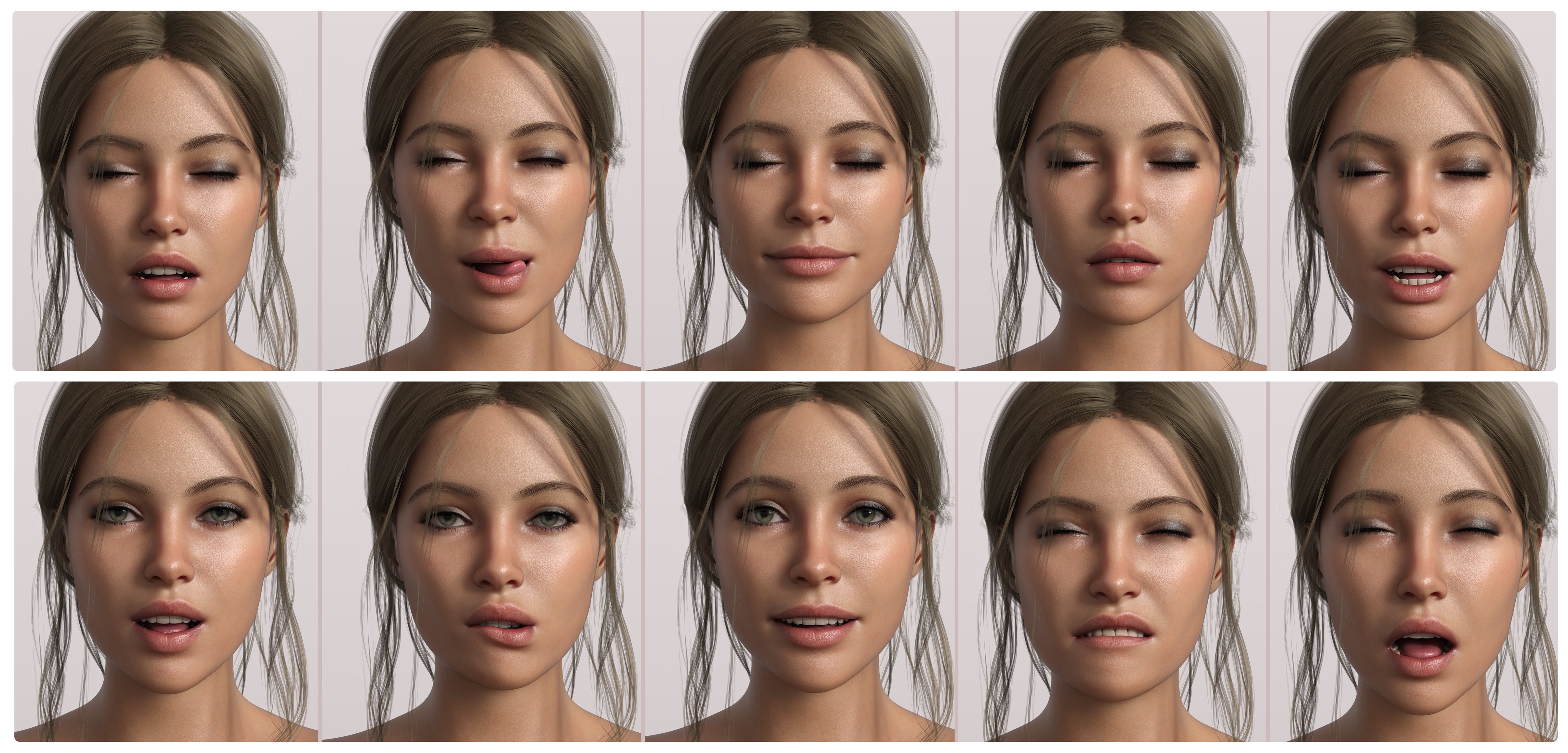 Z Pleasure Pain and Torment Mix and Match Expressions for Genesis 9 ...
