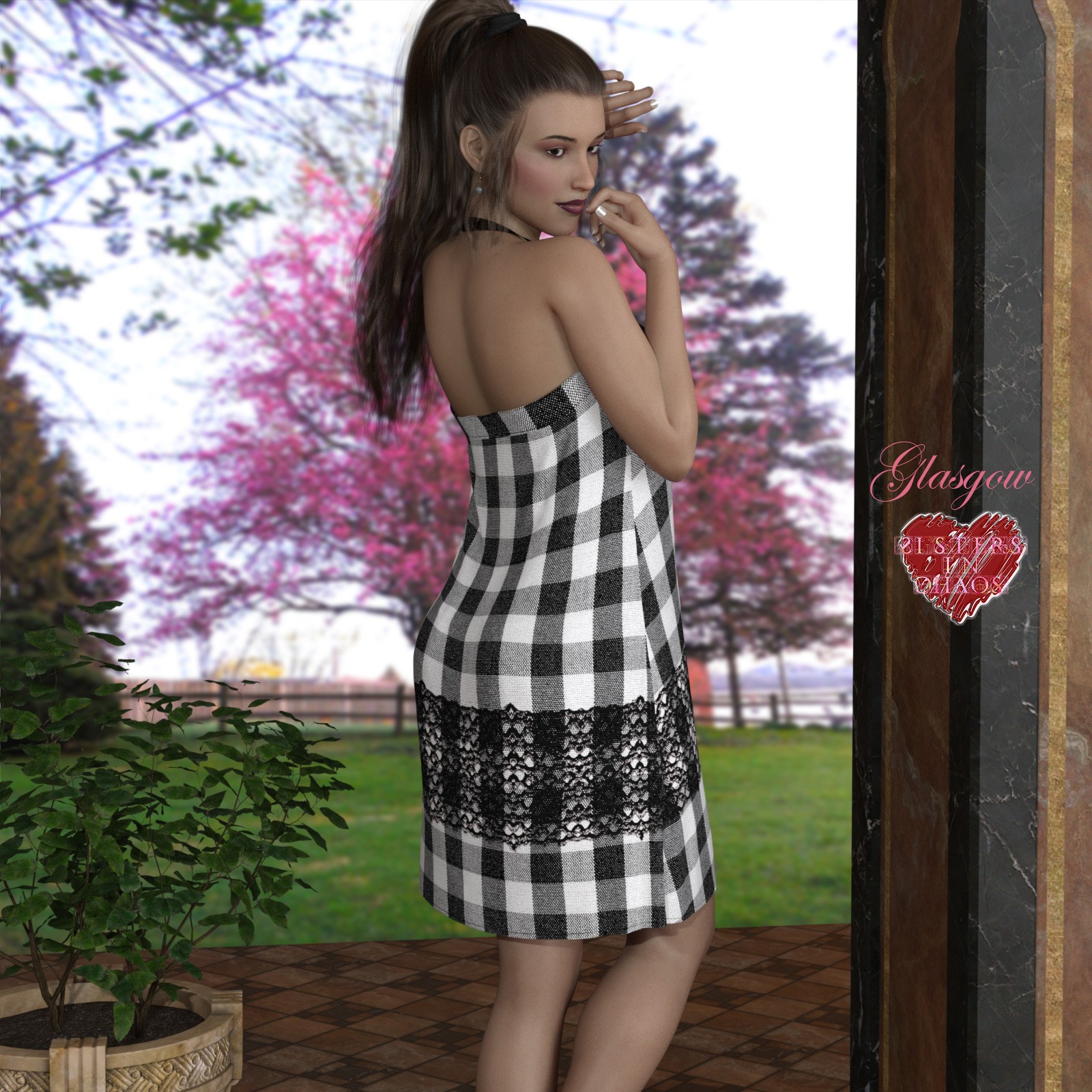 Zephyr d-force Dress for Genesis 8xFemale | Daz 3D