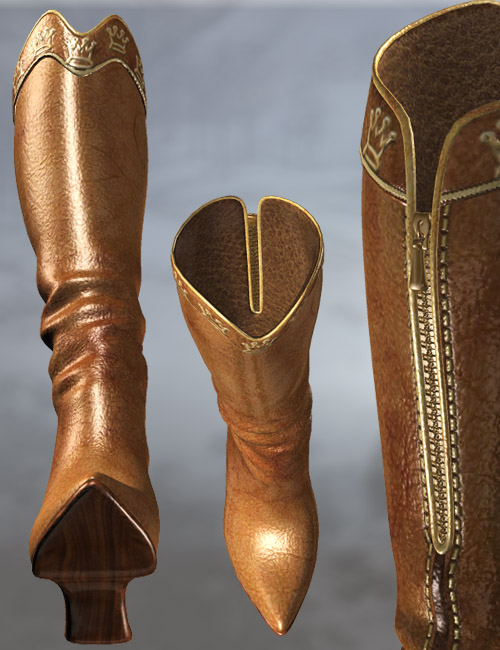Link Boots For V4 | Daz 3D