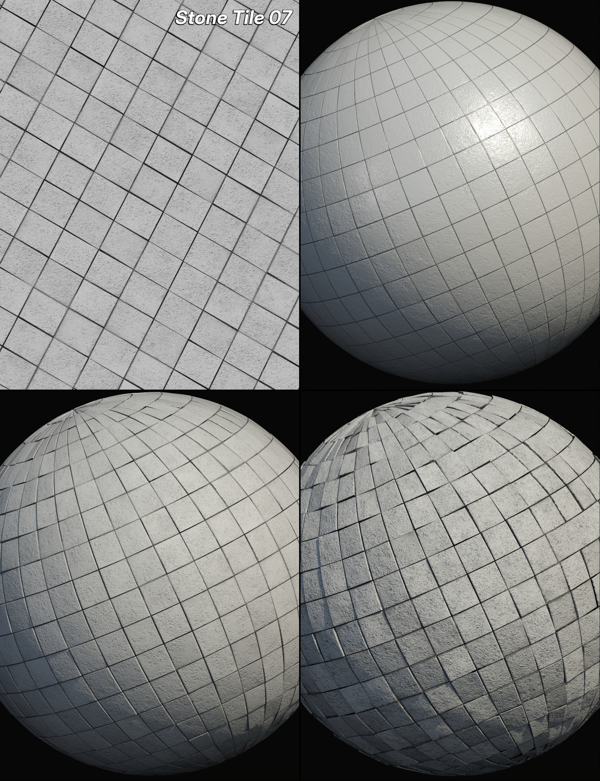 MMX Stone Tiles for Iray | Daz 3D