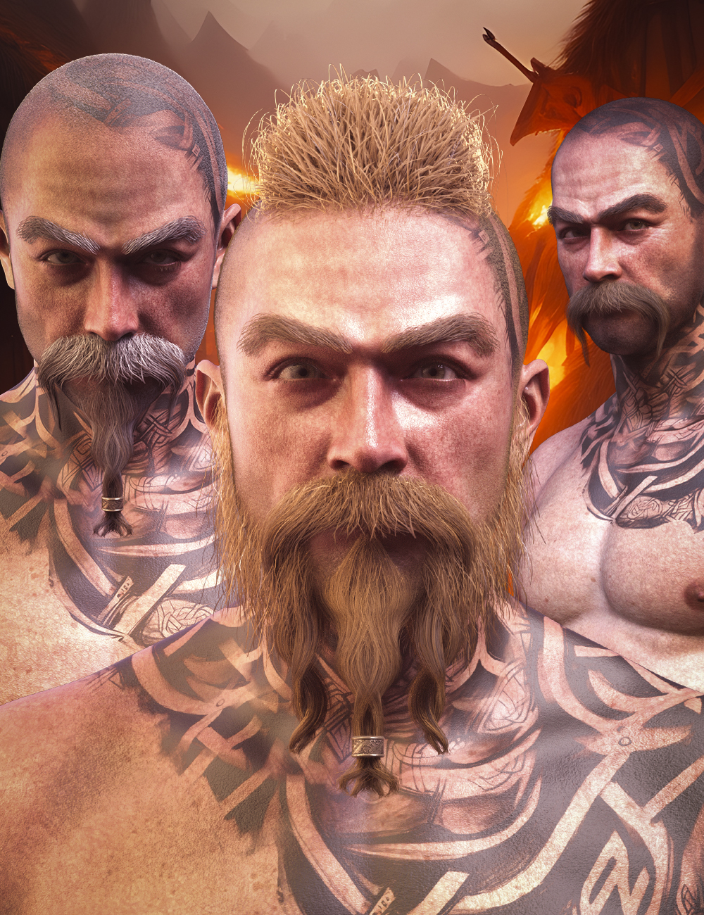 Ivar 9 HD Add-On Bundle | Daz 3D