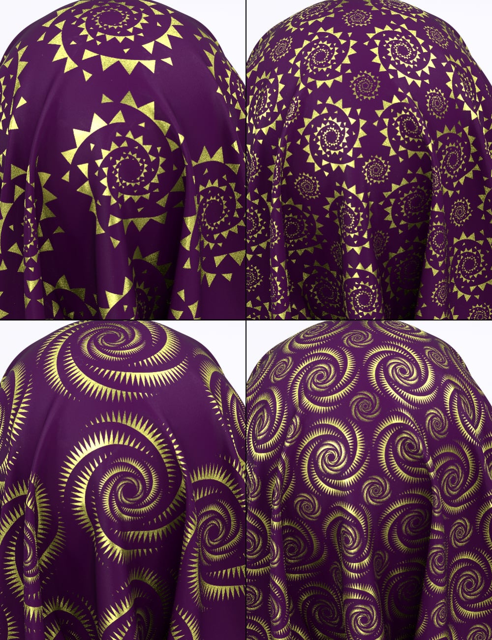 MMX Exotic Metallic Patterns 02 for Iray | Daz 3D