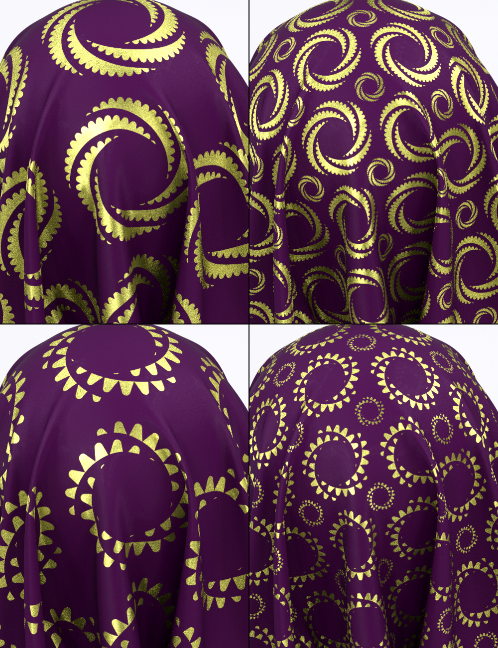 MMX Exotic Metallic Patterns 02 for Iray | Daz 3D