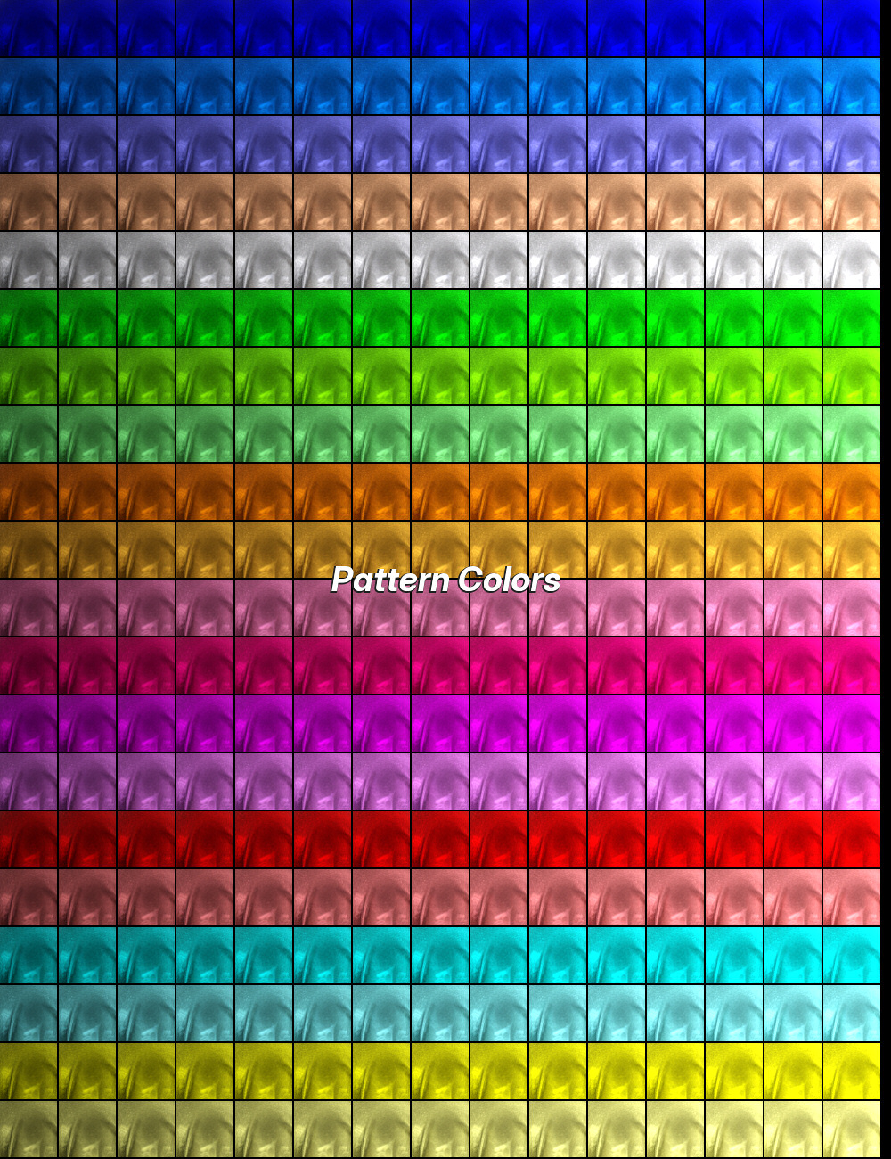 MMX Exotic Metallic Patterns 02 for Iray | Daz 3D