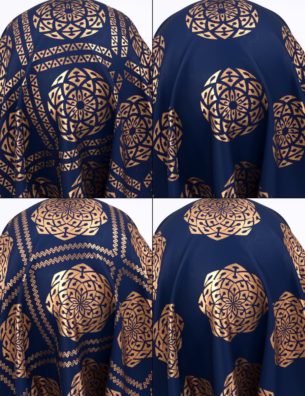 MMX Exotic Metallic Patterns 02 for Iray | Daz 3D