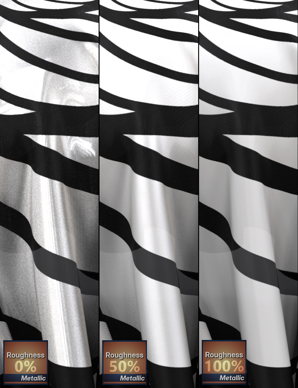 MMX Exotic Metallic Patterns 02 for Iray | Daz 3D