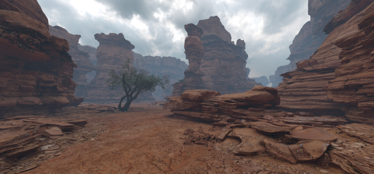34 HDRIs Canyon Cloudy | Daz 3D