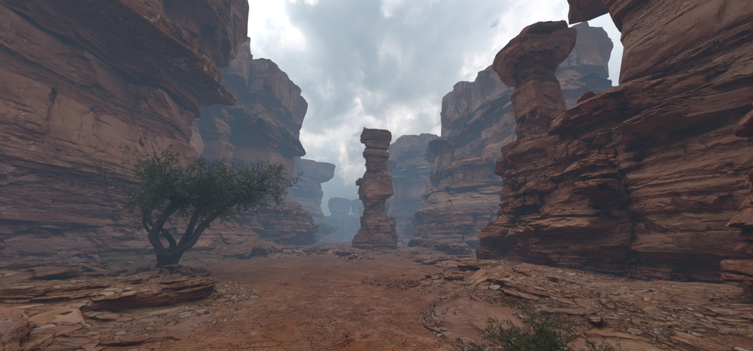 34 HDRIs Canyon Cloudy | Daz 3D