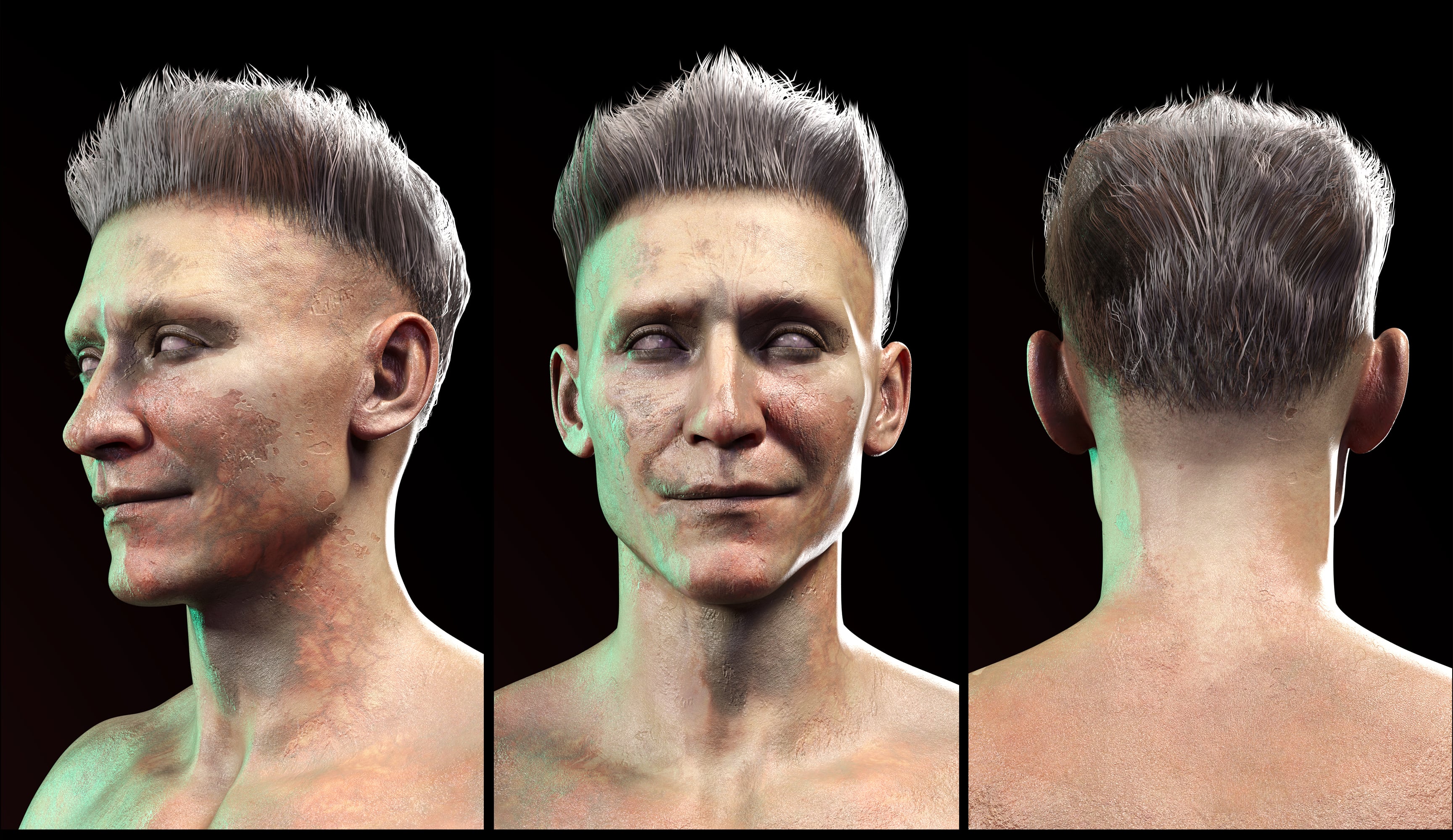 M3D Deathlook Hair for Genesis 9 | Daz 3D