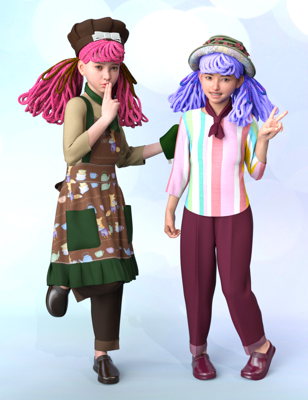 dForce PreT Cooking for Genesis 9 and 8 Females | Daz 3D