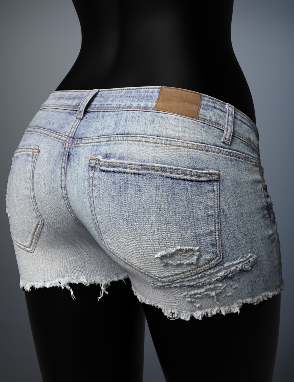 Ripped Shorts 2 for Genesis 9 | Daz 3D