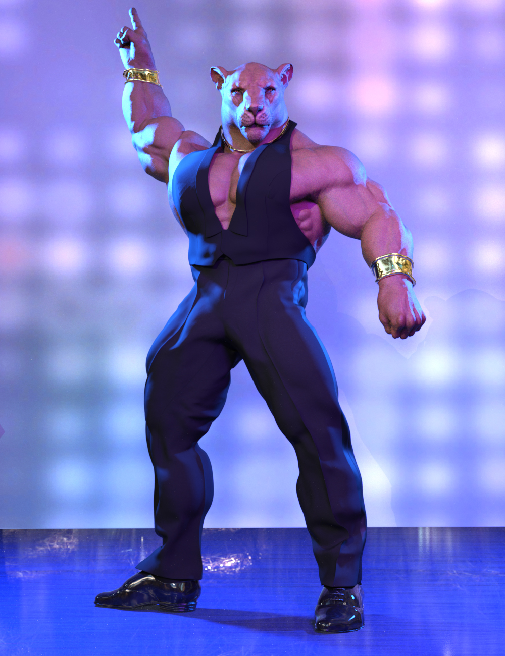SWOLE Cats for Lahr and Niketa | Daz 3D