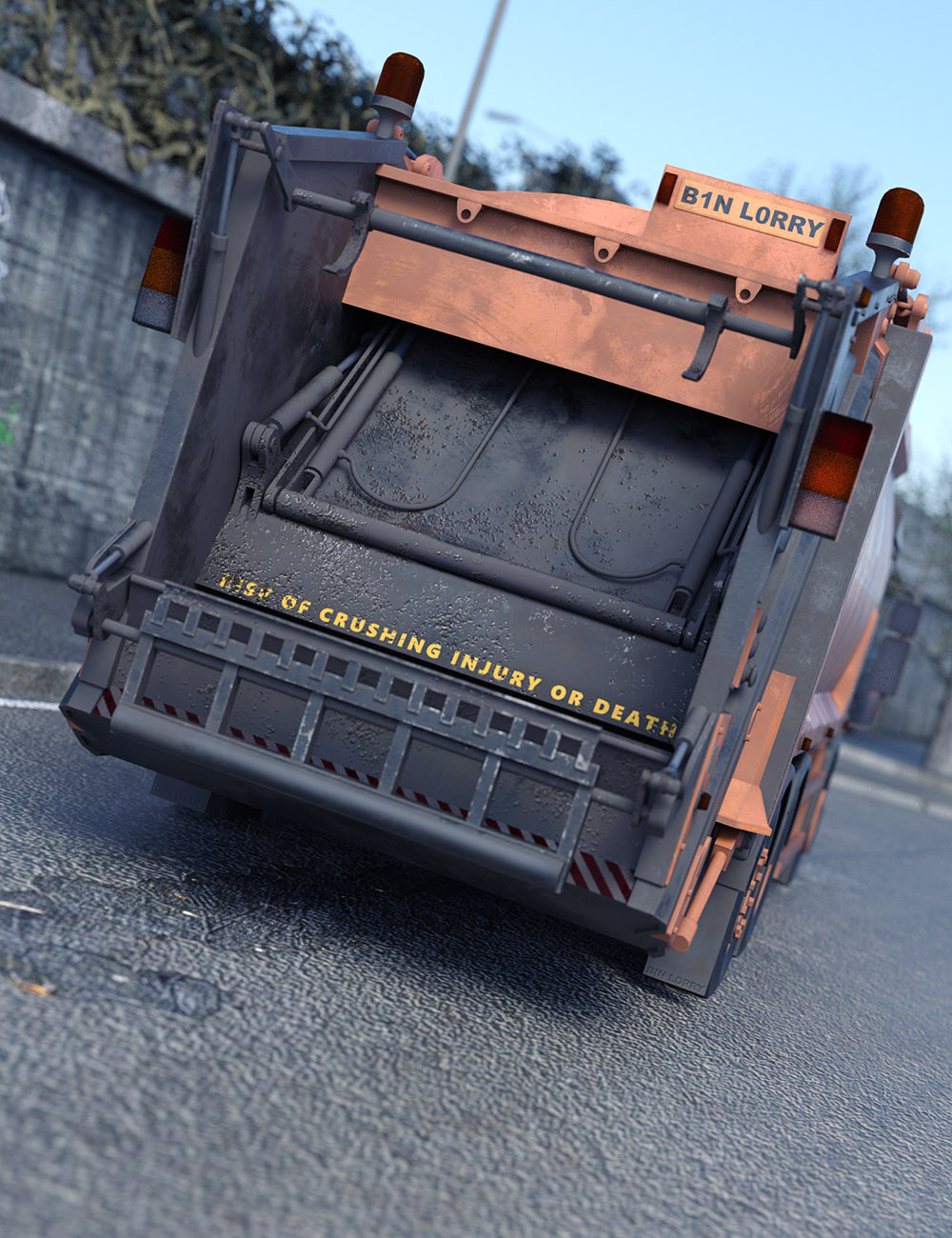 Bin Lorry | Daz 3D