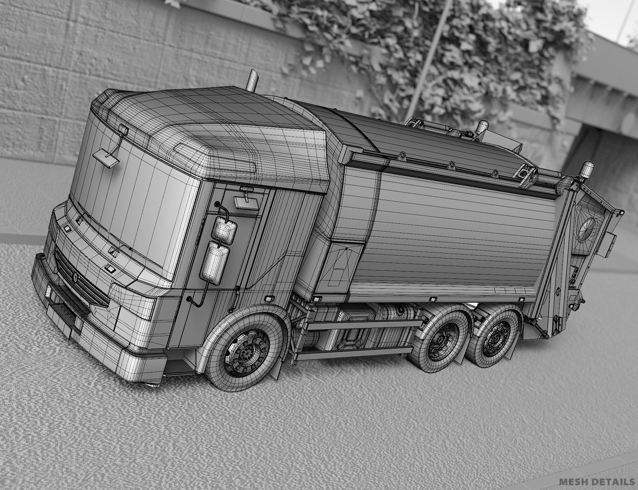 Bin Lorry | Daz 3D