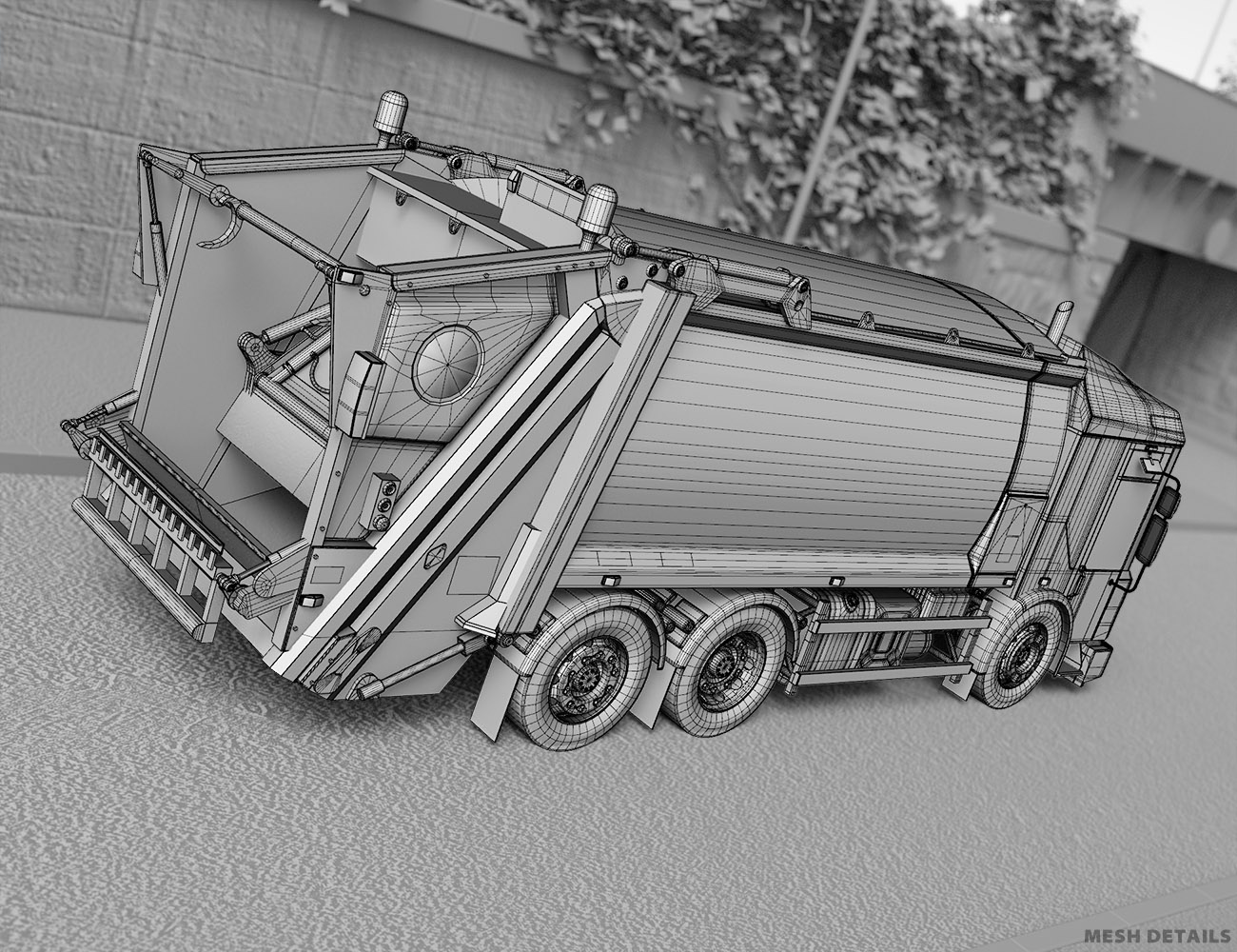 Bin Lorry | Daz 3D