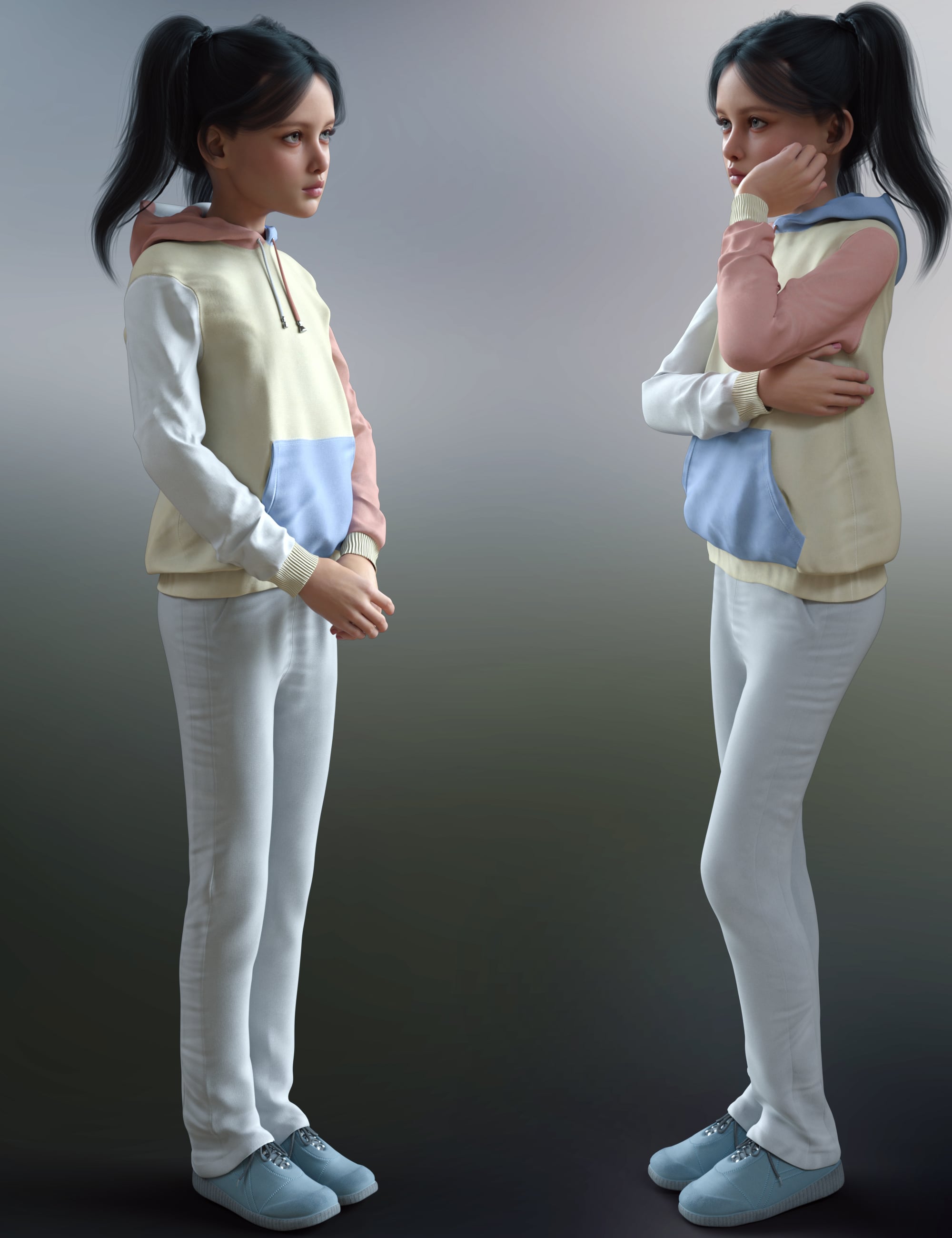 Vo Pye, And Young, and Male,and Male Young HD for Genesis 9 Bundle | Daz 3D