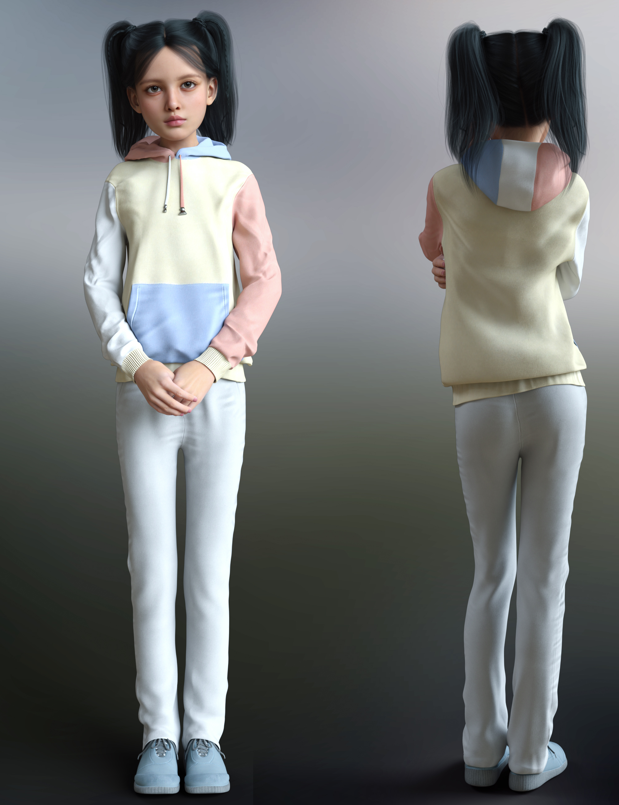 Vo Pye, And Young, and Male,and Male Young HD for Genesis 9 Bundle | Daz 3D