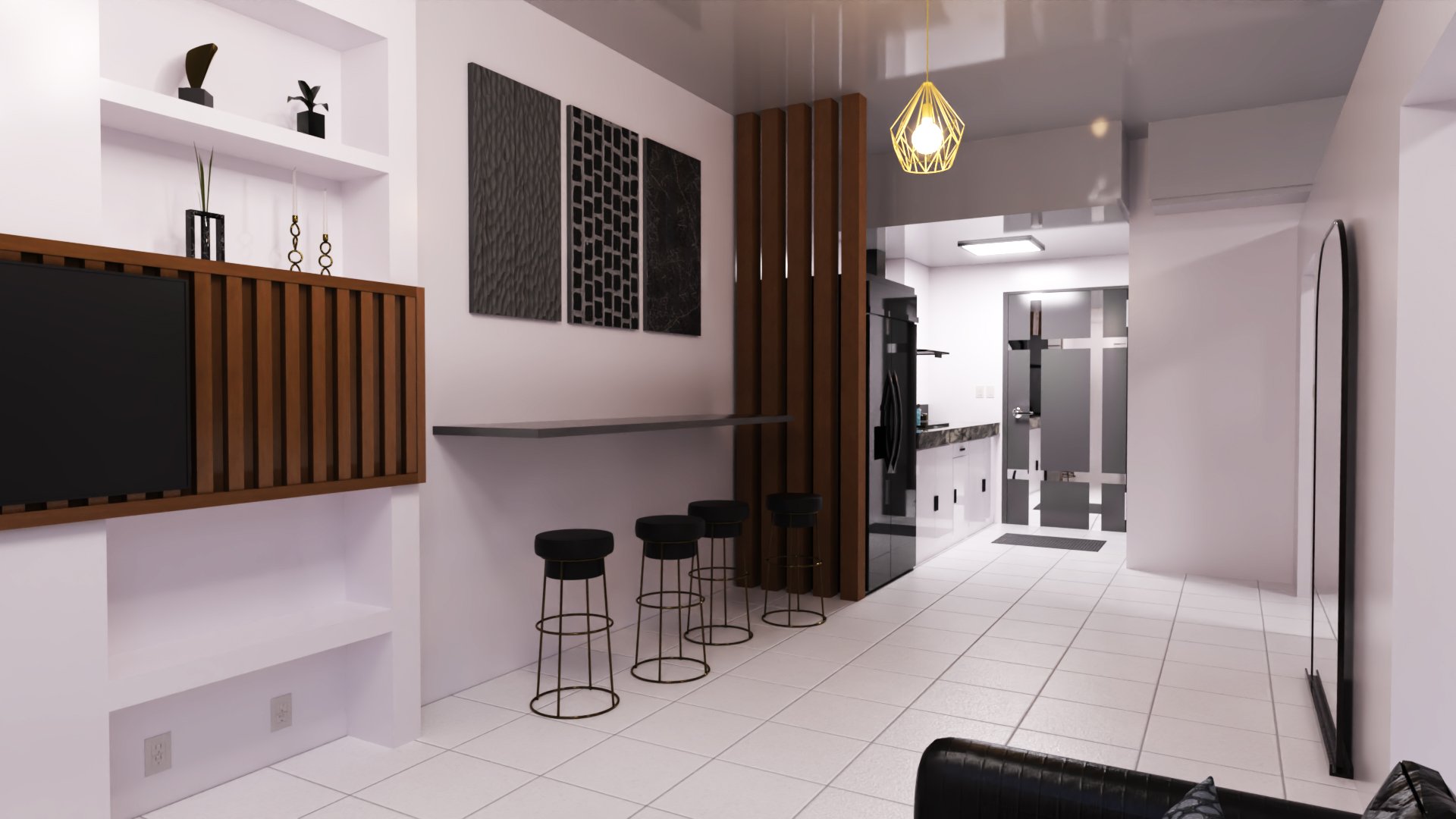 Modest Studio Apartment | Daz 3D