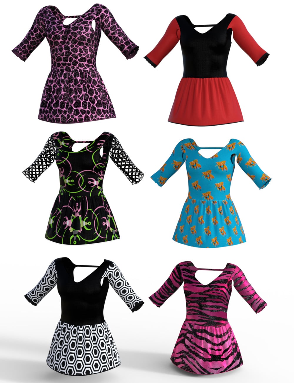 SIC dForce Emma Dress for Genesis 9 | Daz 3D