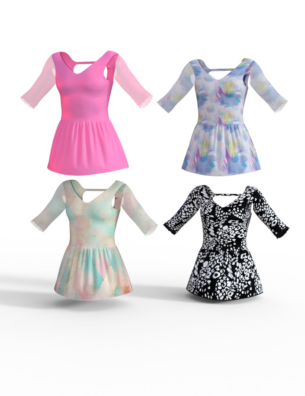 SIC dForce Emma Dress for Genesis 9 | Daz 3D
