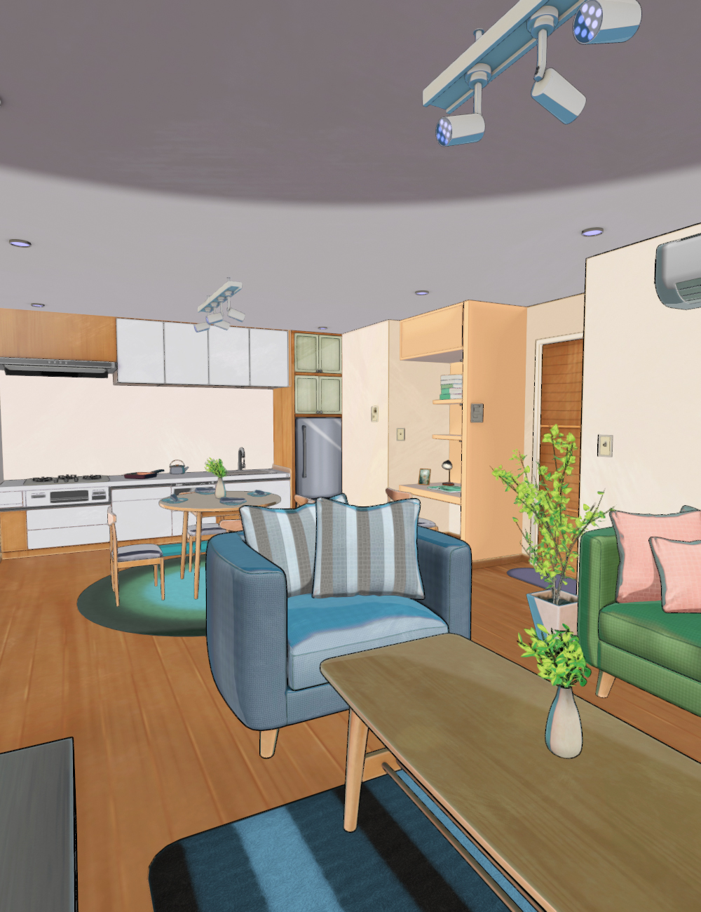Toon Environment Add-On Bundle | Daz 3D