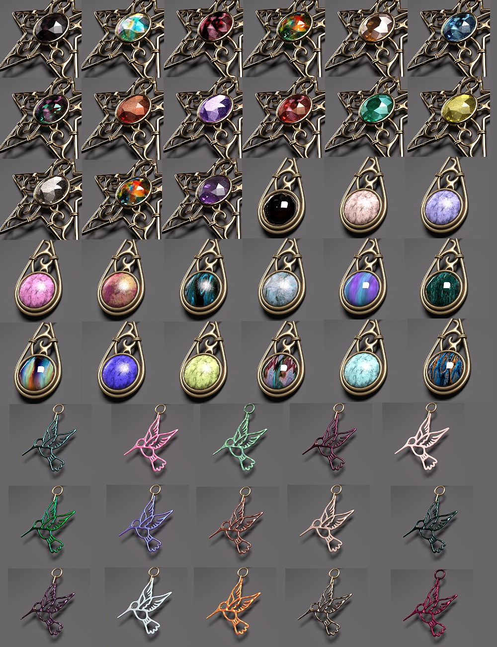 L3D Glamour - Add On-Charmed Soul Jewelry | Daz 3D