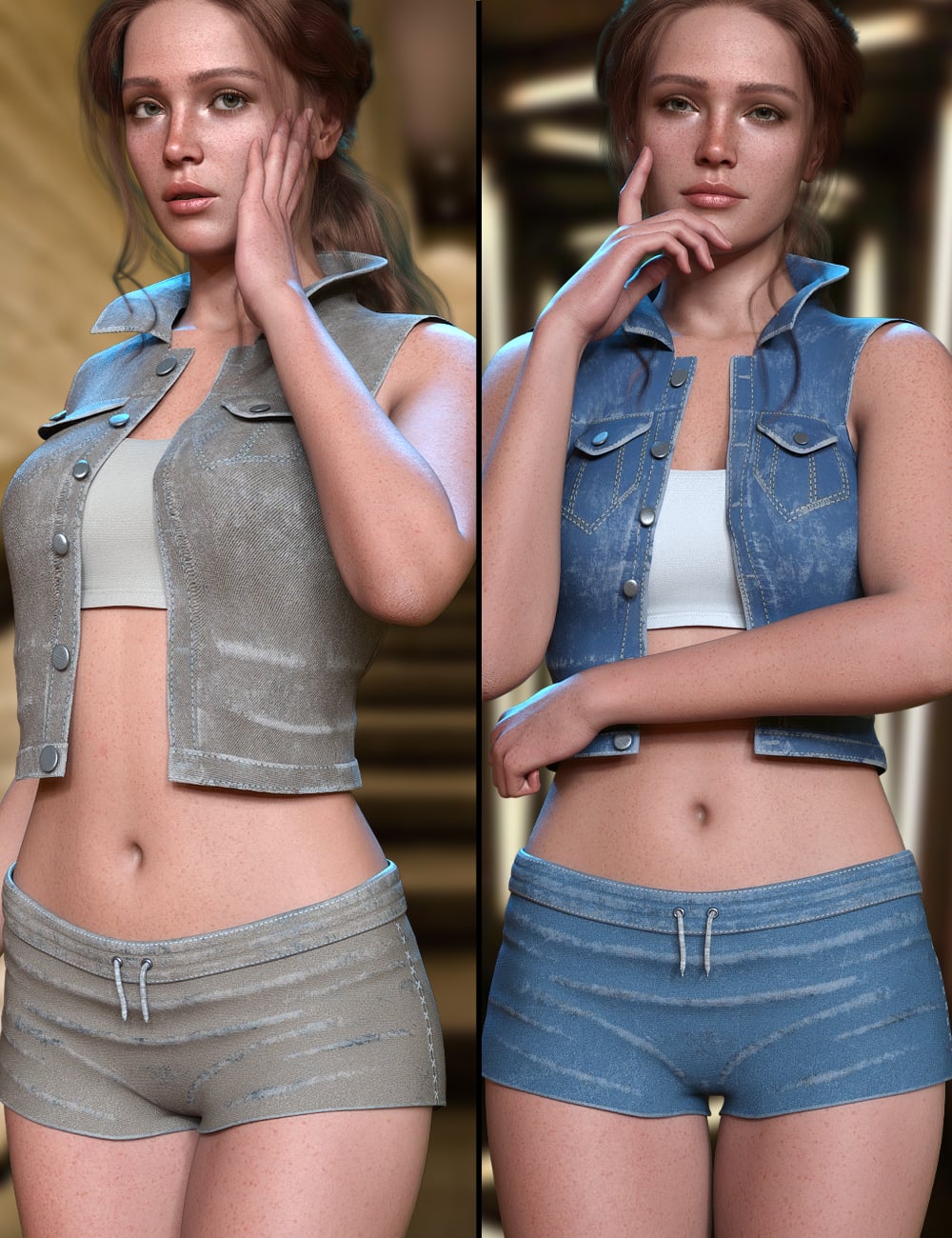 Casual Trend Outfit Set for Genesis 9 | Daz 3D