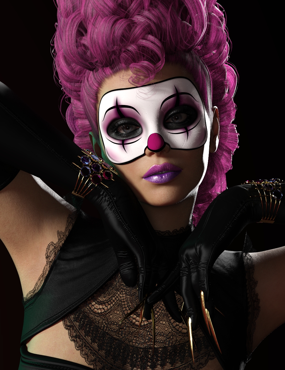 Painted Skin: Masks for Genesis 9 | Daz 3D