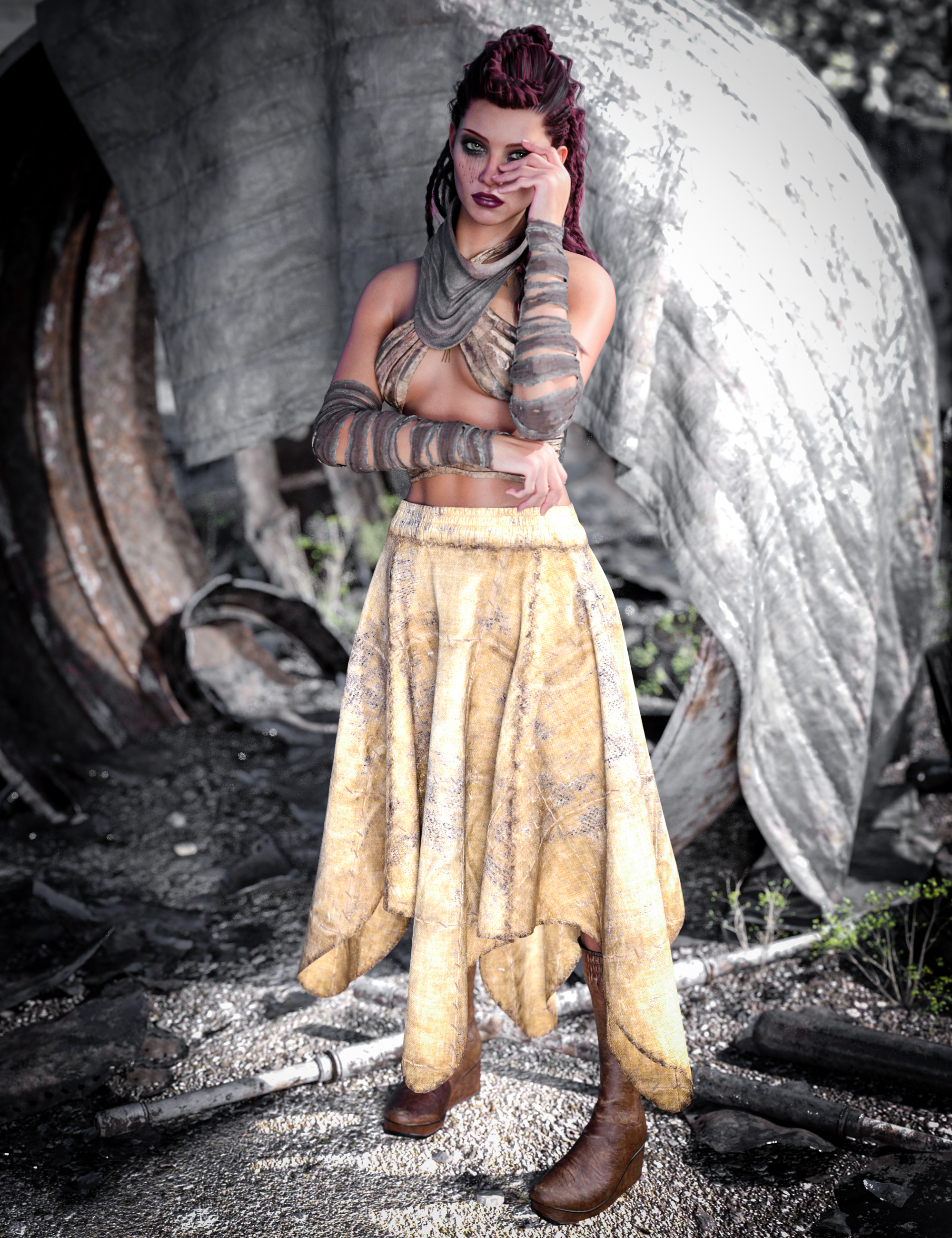 CB Ramsey HD Character, Clothing and Texture Expansion for Genesis 9 ...