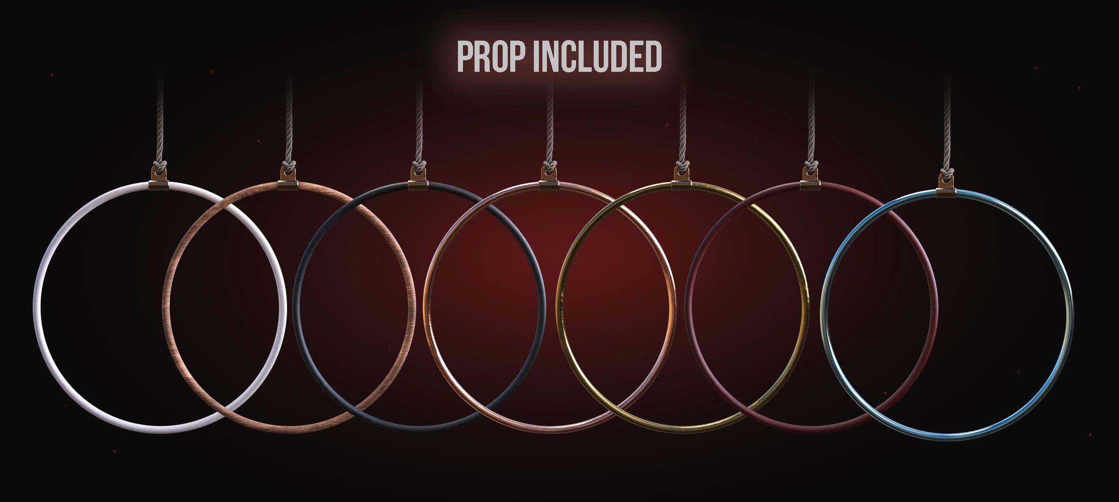 LA Aerial Hoop Poses for Genesis 9 and 8 | Daz 3D