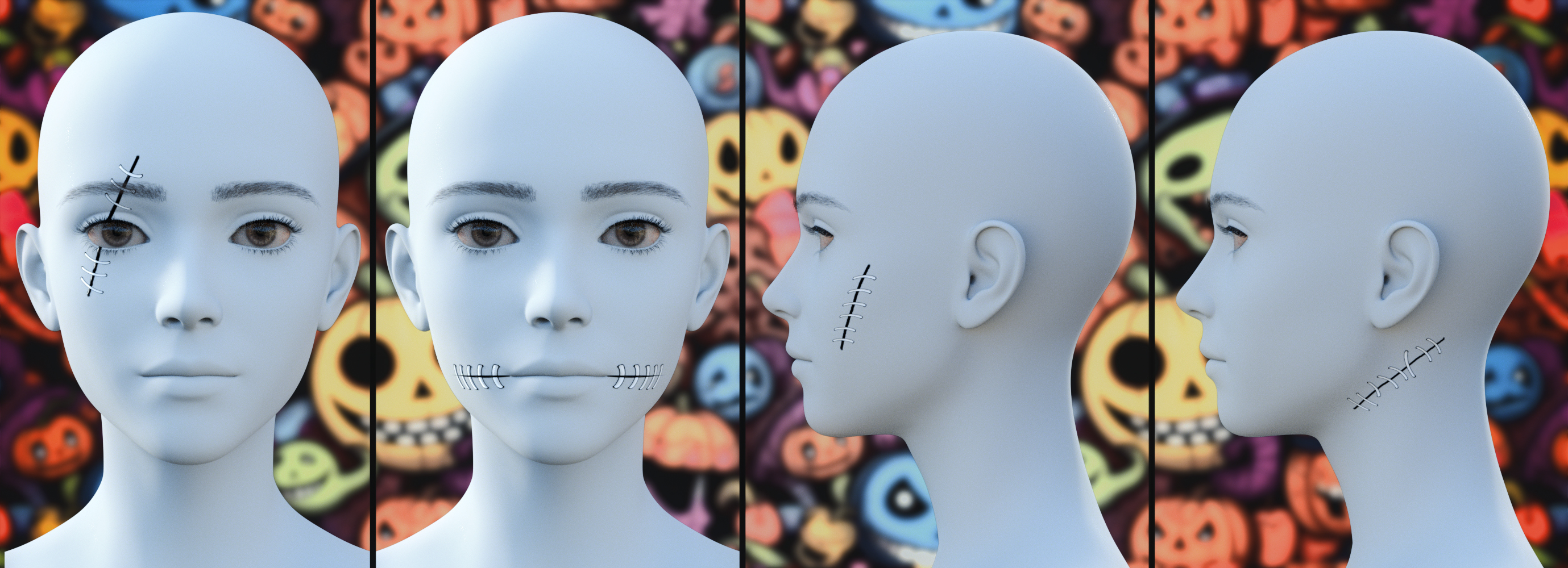 Ragdoll Stitches | Daz 3D