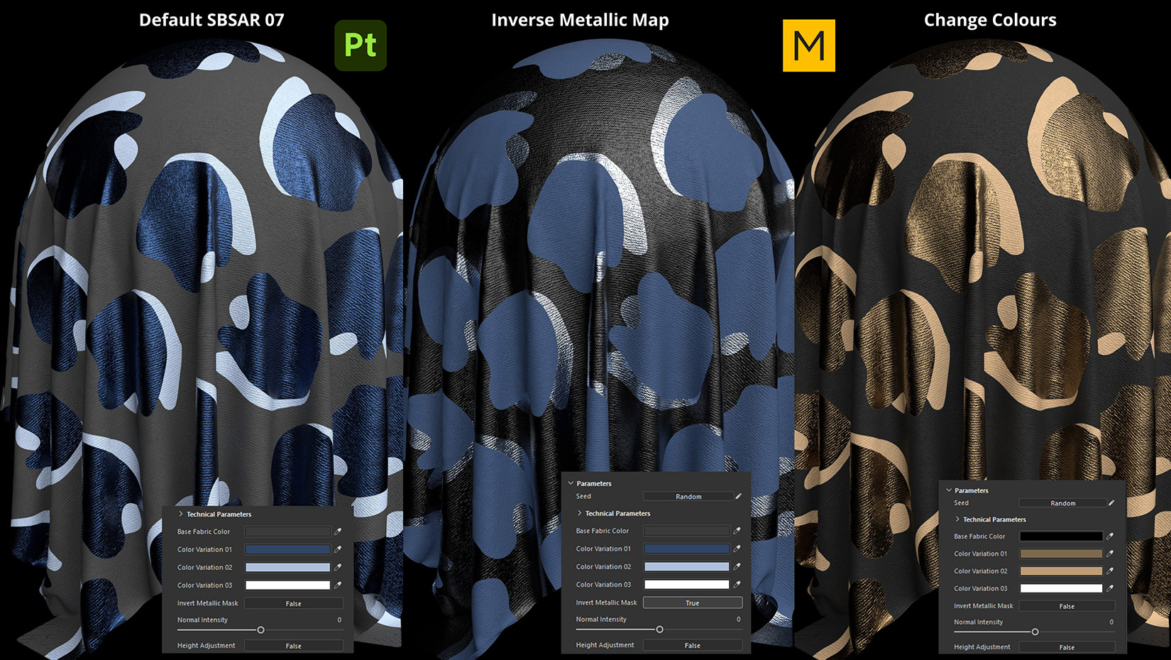 Patterned Jersey Cotton Fabric Substance Painter - MR | Daz 3D
