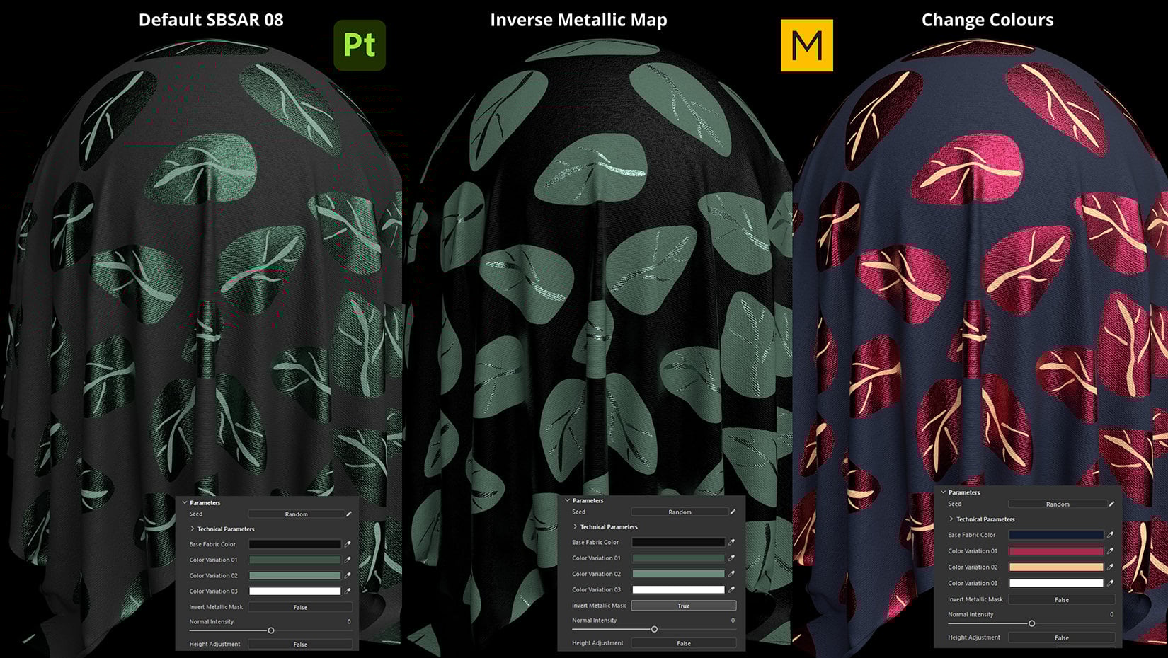 Patterned Jersey Cotton Fabric Substance Painter - MR | Daz 3D