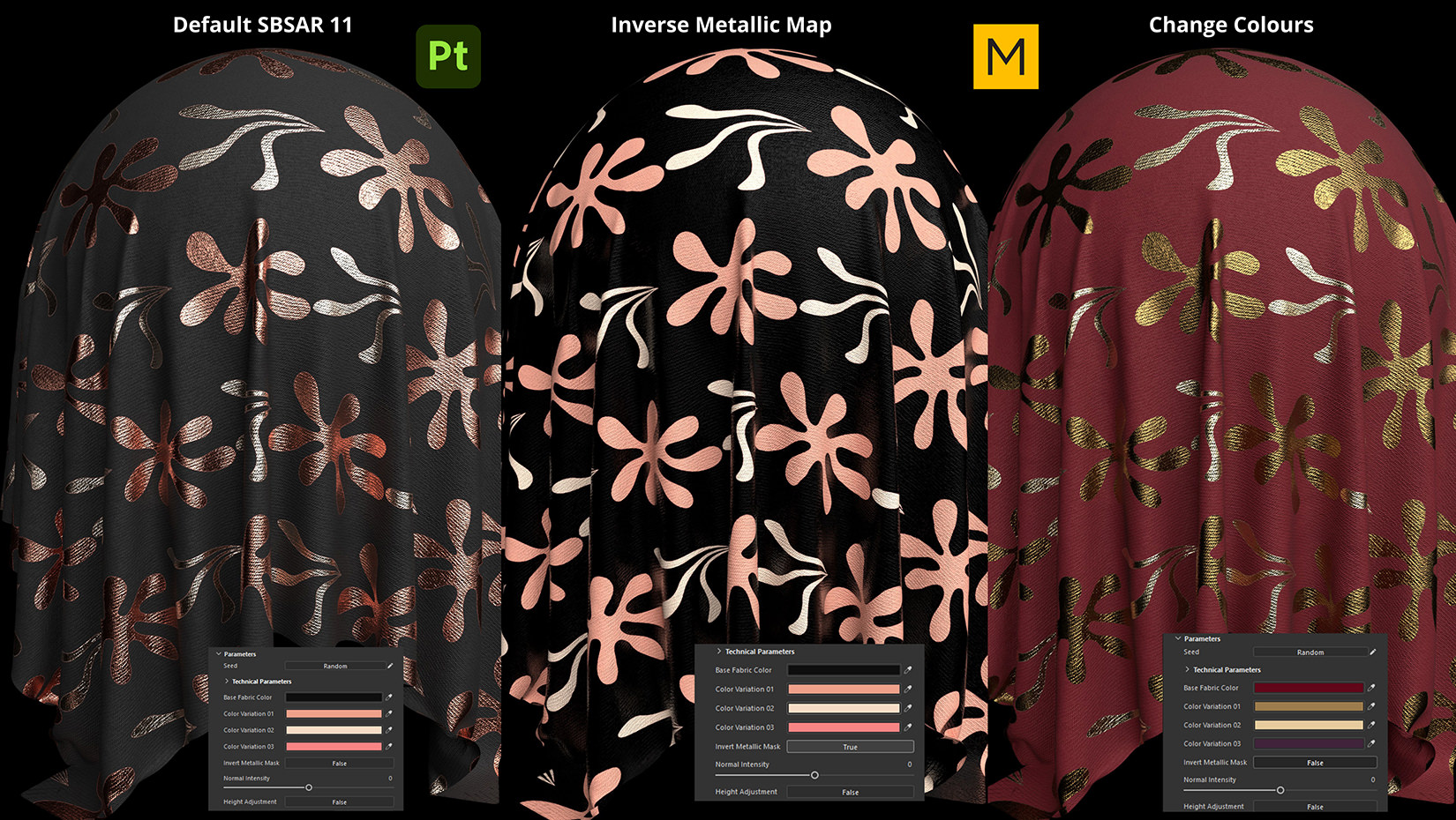 Patterned Jersey Cotton Fabric Substance Painter - MR | Daz 3D